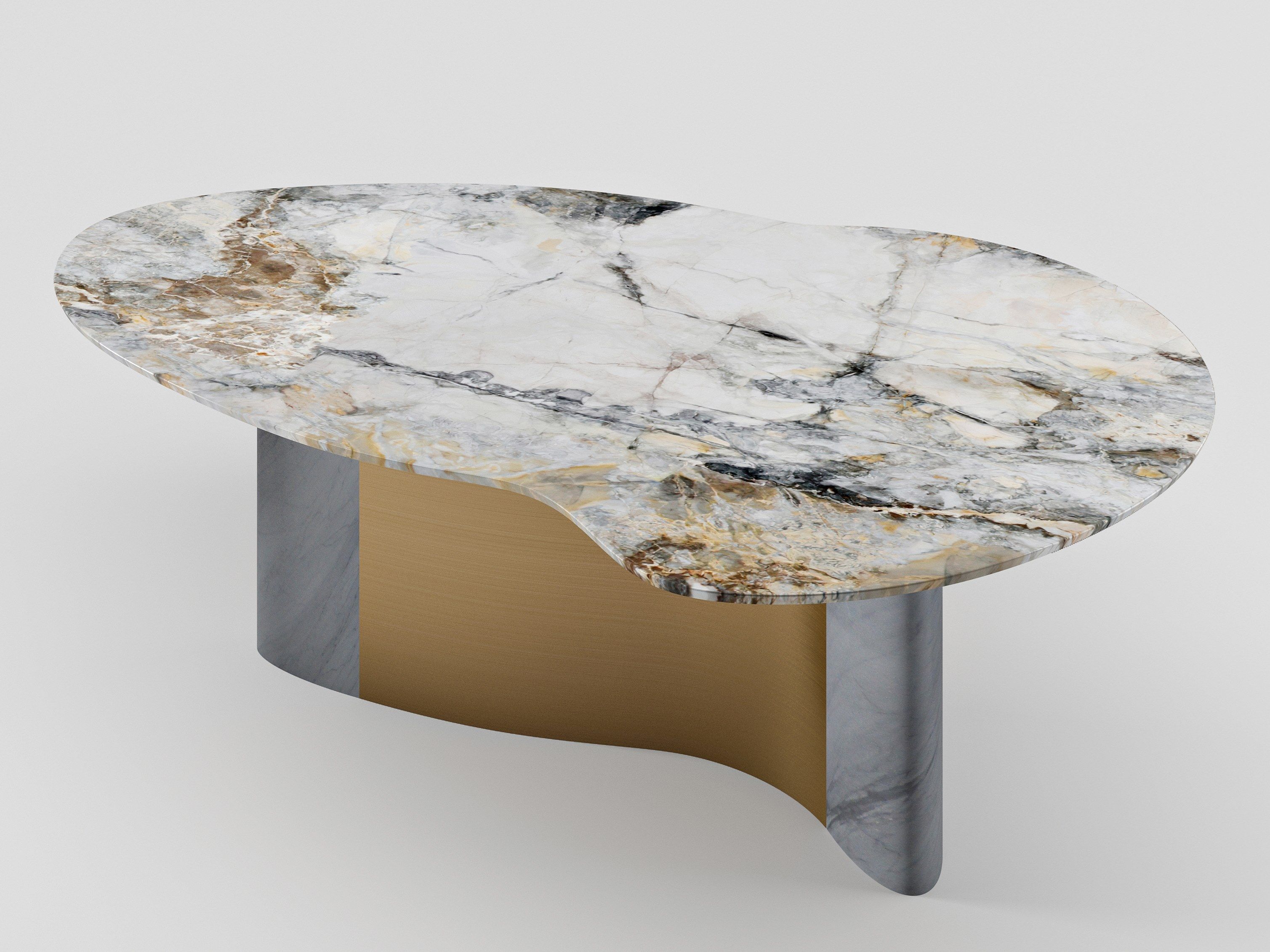 VITALITY Natural stone dining table By Davani | design Annysa LaMantia