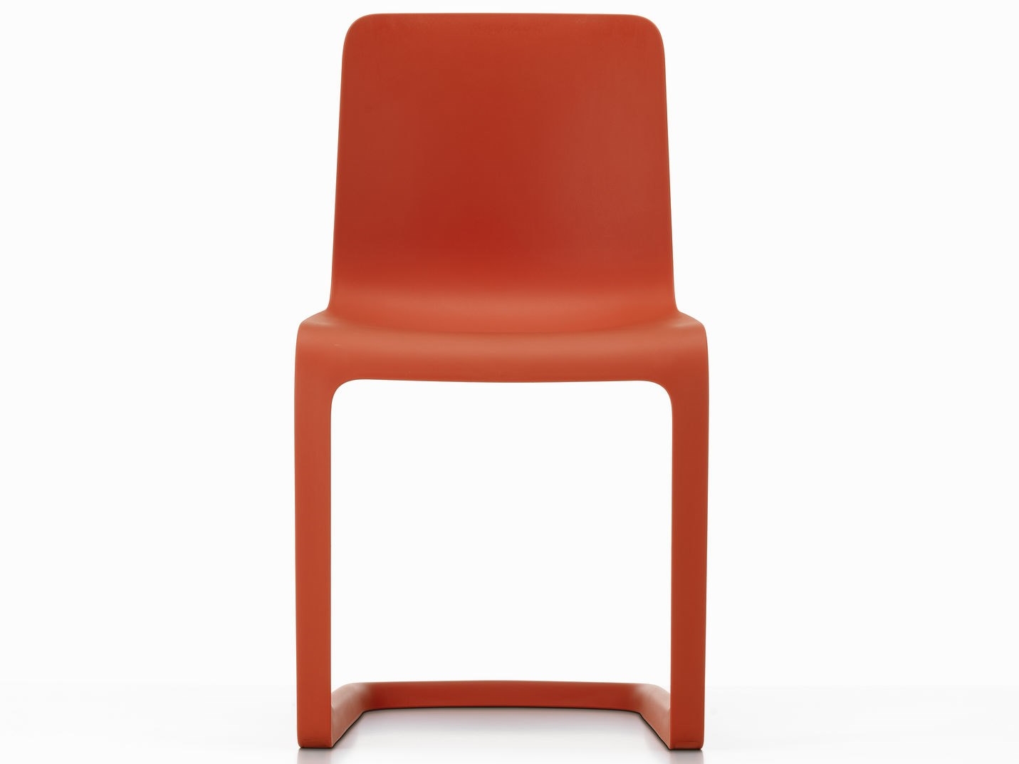 Cantilever polypropylene chair VITRA - EVO-C RED By In Stock design ...