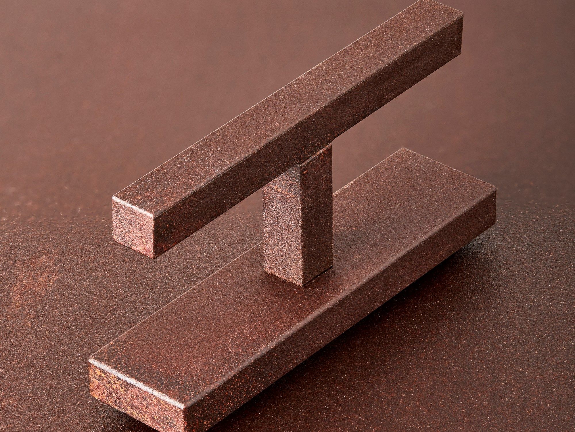 Corten™ door handle / window handle VITRUVIO QUADRA By SECCO SISTEMI