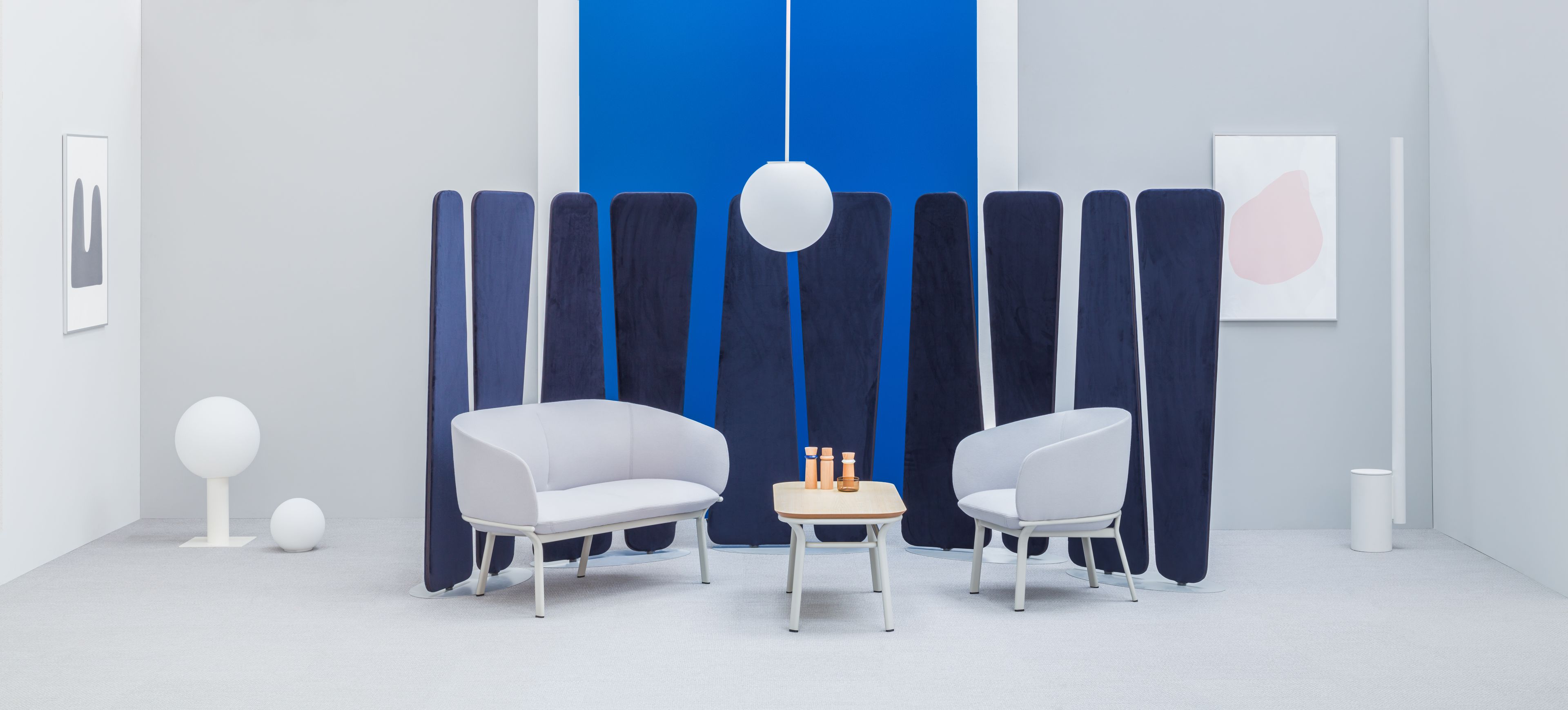 VIVA | Room divider Freestanding fabric office screen By MDD