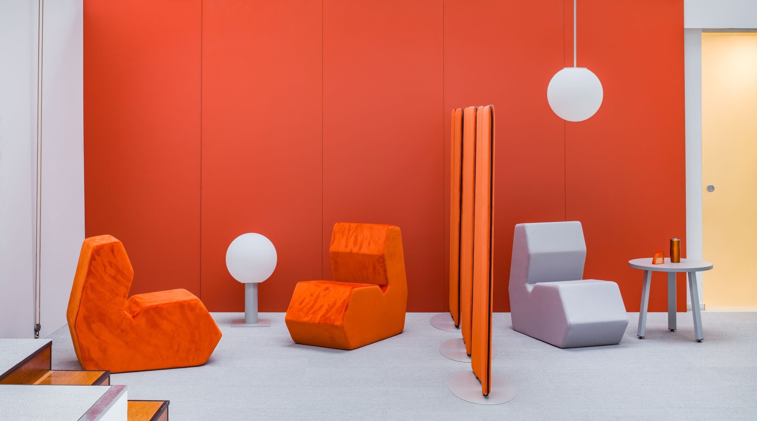 VIVA | Room divider Freestanding fabric office screen By MDD