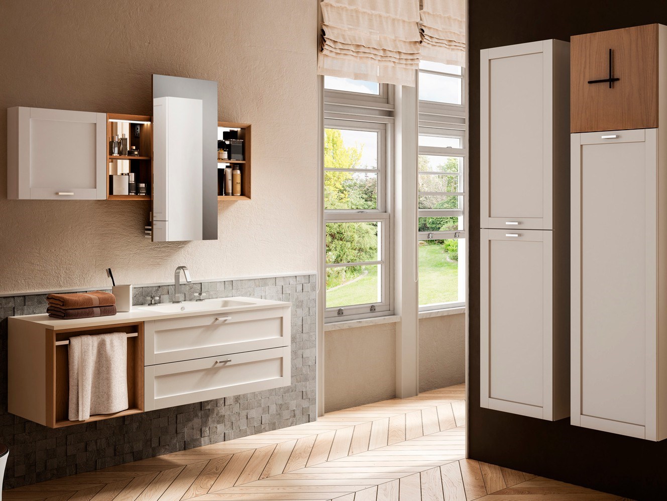 Bathroom furniture VIVI CHARME By Gran Tour design Giovanna Talocci