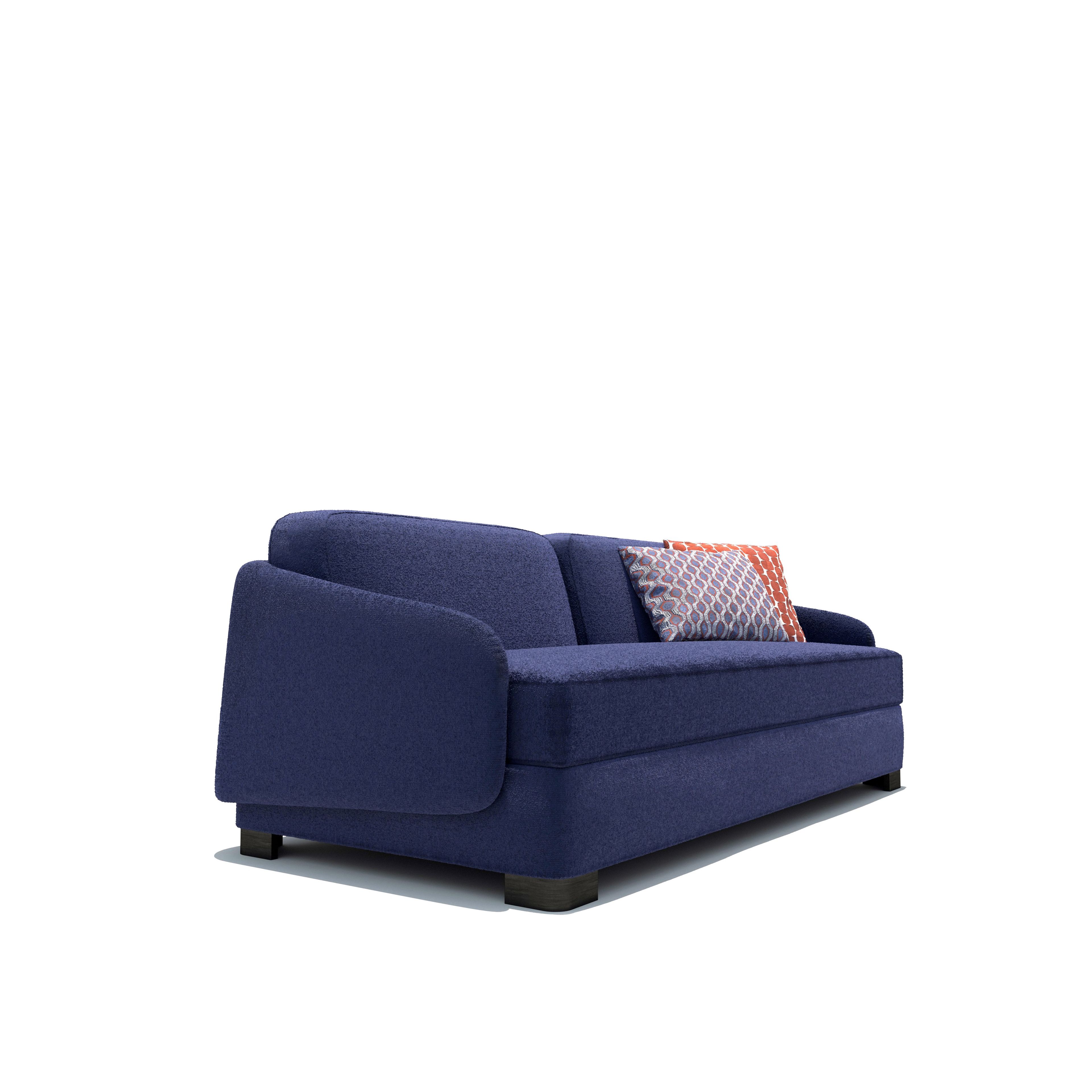 Upholstered sofa bed VIVIEN By Milano Bedding design Alessandro Elli