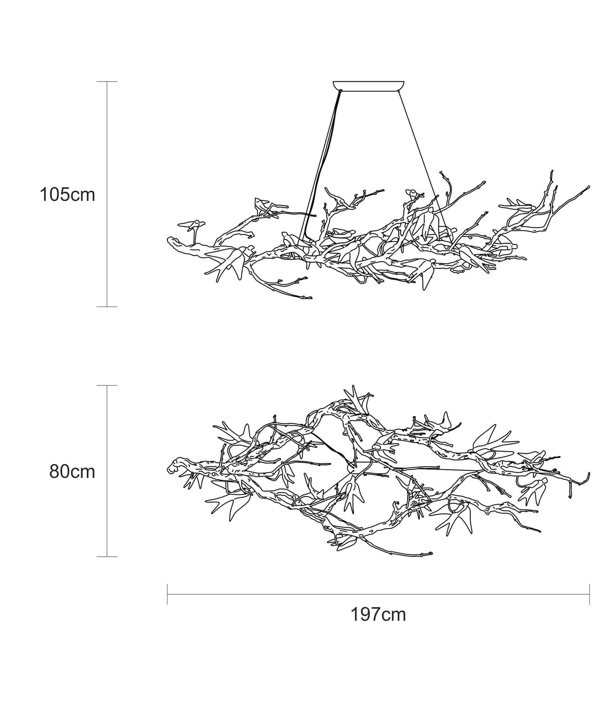 VOA NIDUS LARGE Lampada a sospensione By Serip