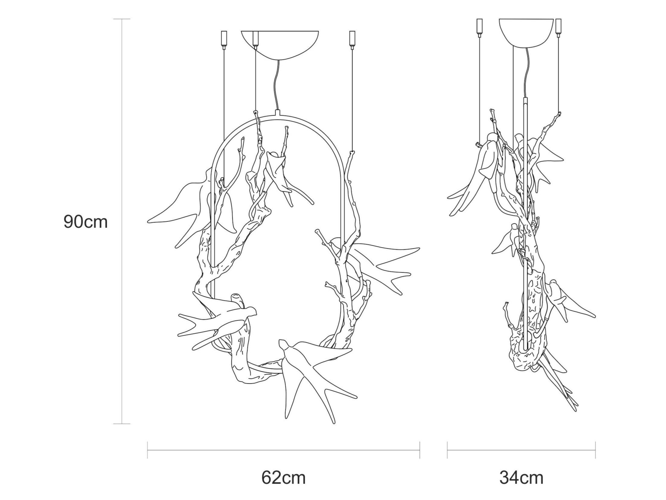 VOA UTOPIA LARGE 吊灯 By Serip