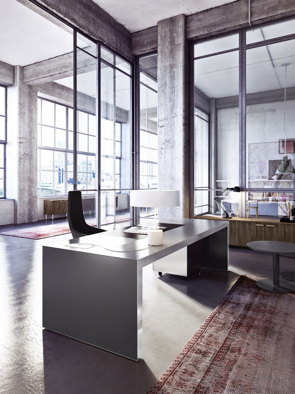 VOGUE | Rectangular office desk By Sinetica design Sinetica Design Lab