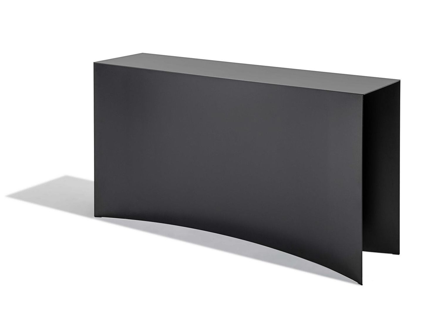 VOID | Console table freestanding Rectangular steel freestanding console By Desalto | design ...