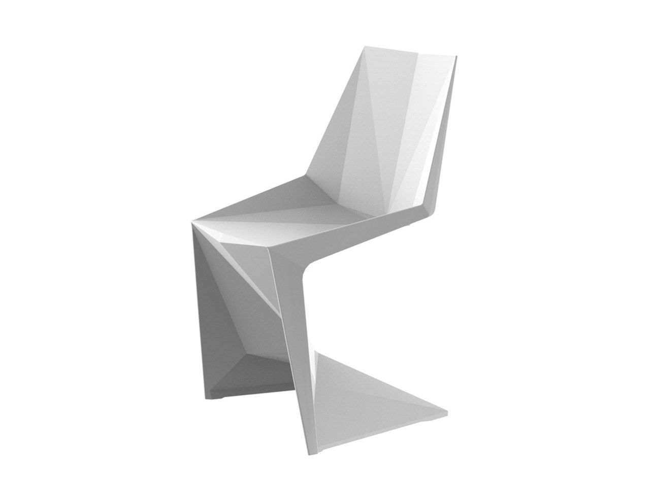 VOXEL Stackable polypropylene garden chair By Vondom | design Karim Rashid
