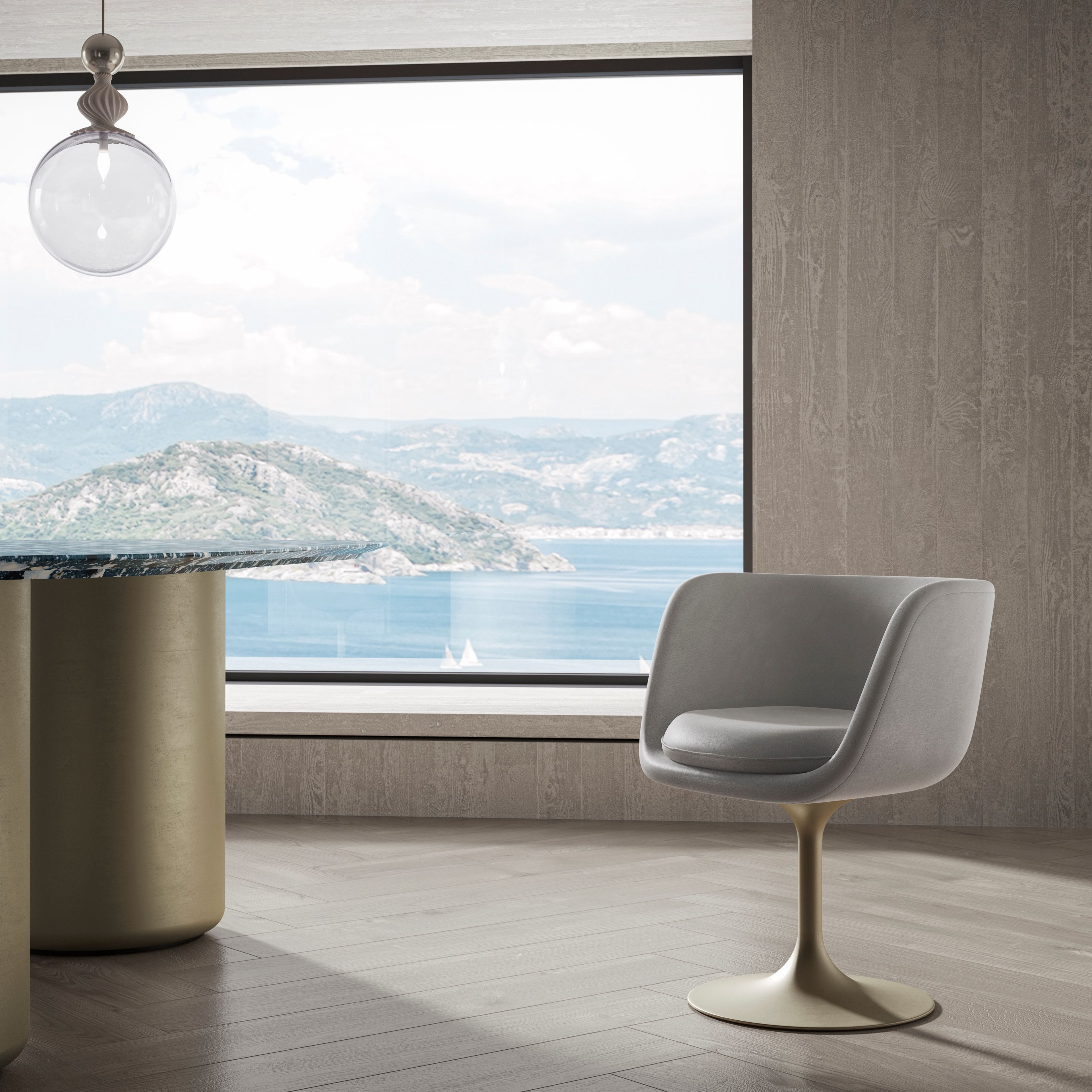 VOYAGE | Easy chair Deep Collection By Natuzzi Italia design Nika Zupanc