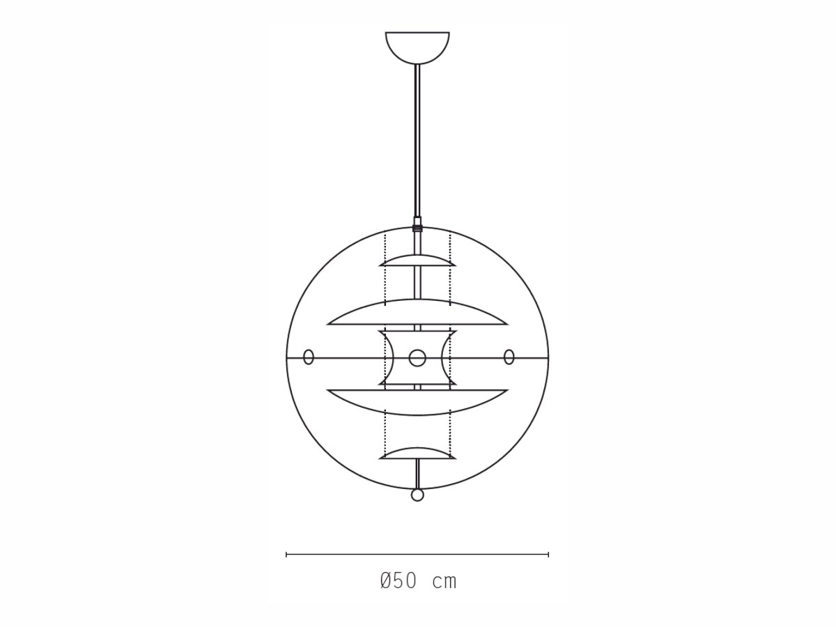 VP GLOBE GLASS | 吊灯 吊灯 By Verpan | design Verner Panton