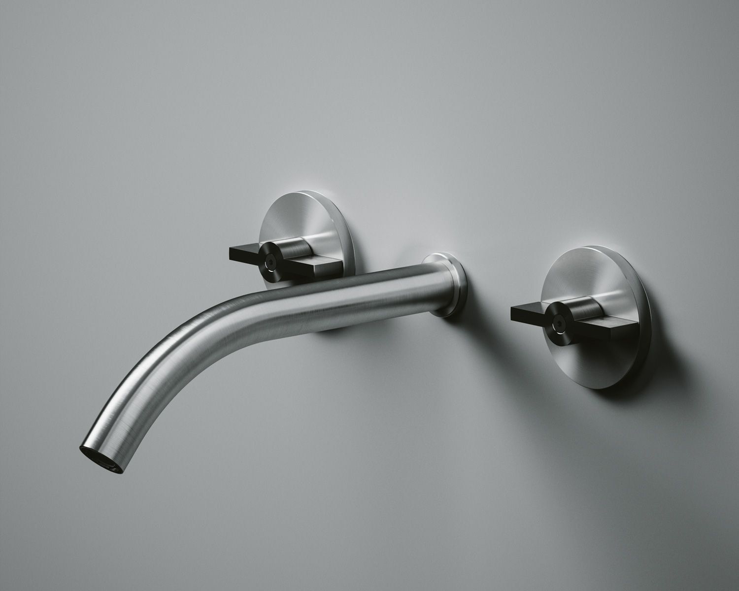 Wall-mounted stainless steel remote control tap Valvola01_19 63 ...