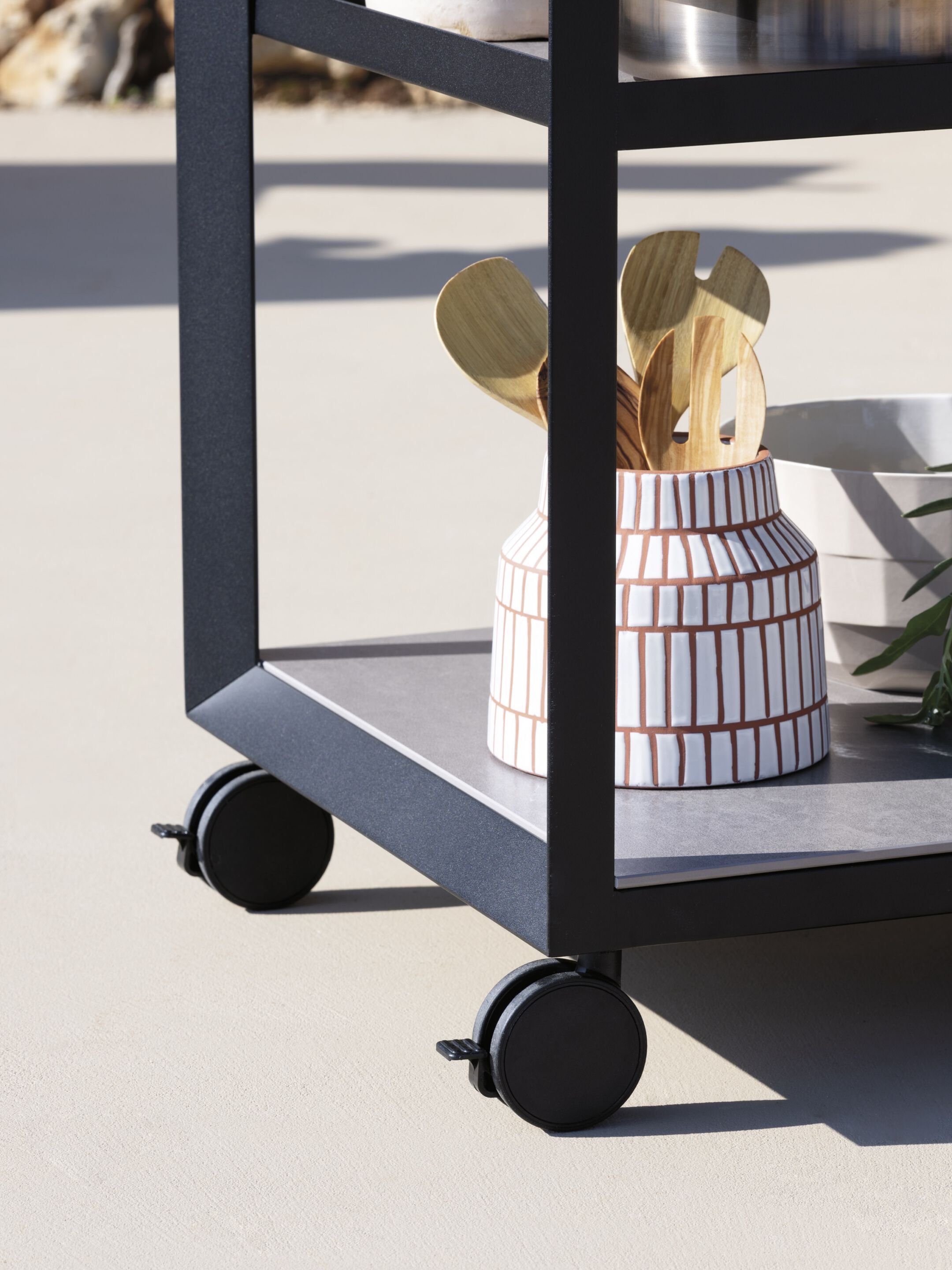 OUTDOOR COOKING Food trolley By Varaschin