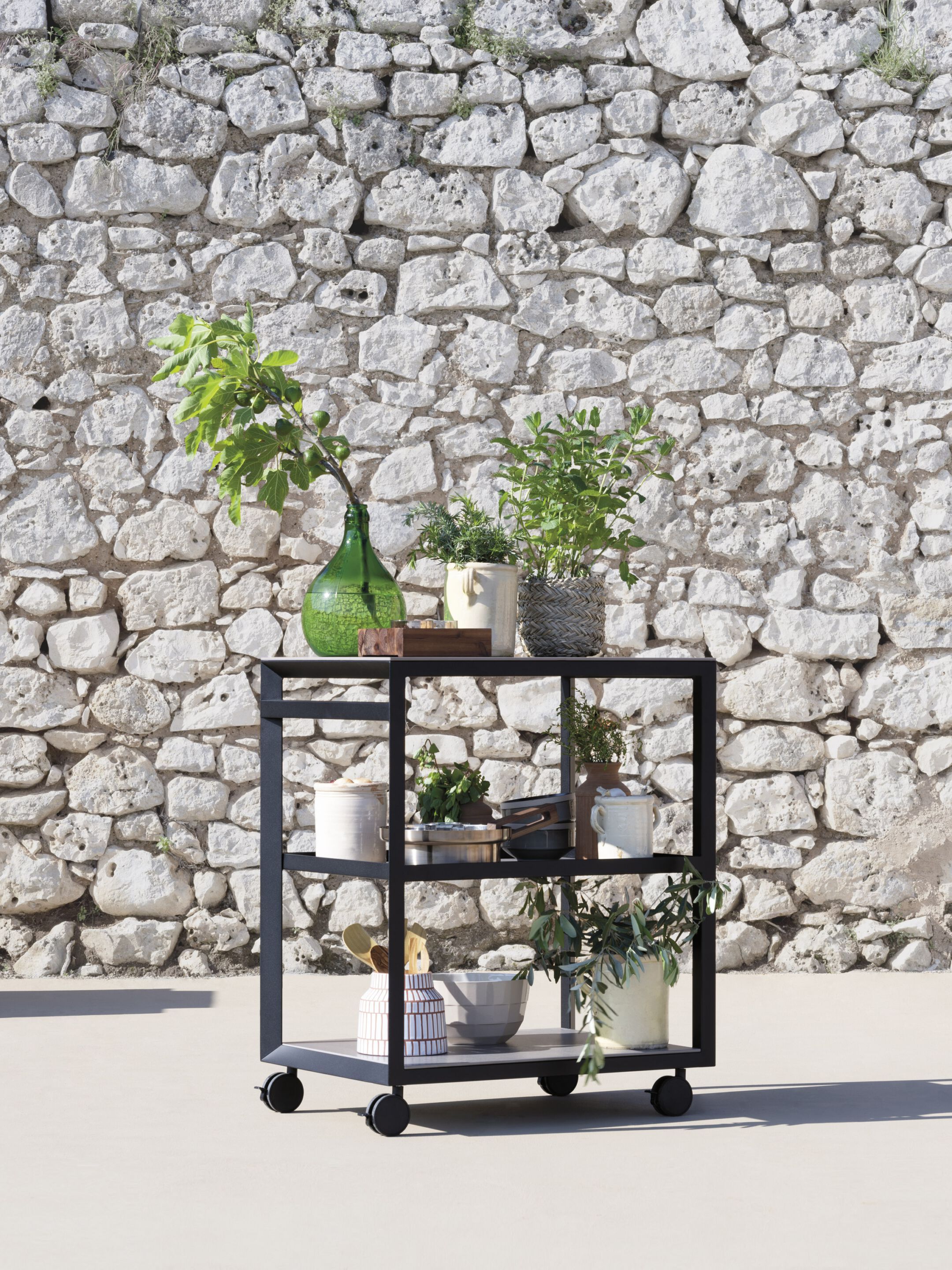 OUTDOOR COOKING Food trolley By Varaschin