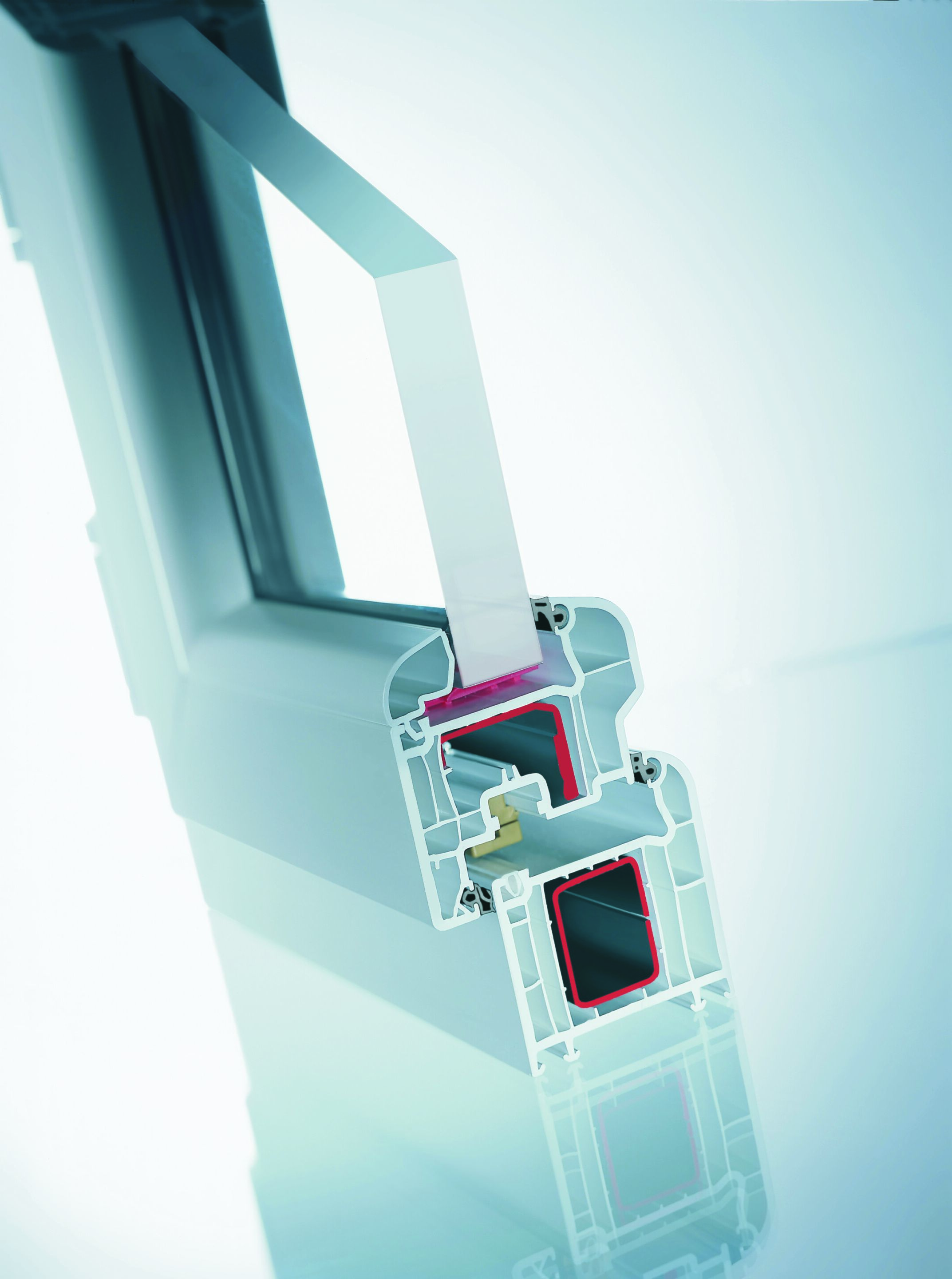 Finestra a battente in PVC SWINGLINE AD 70 - VEKA - Edilportale