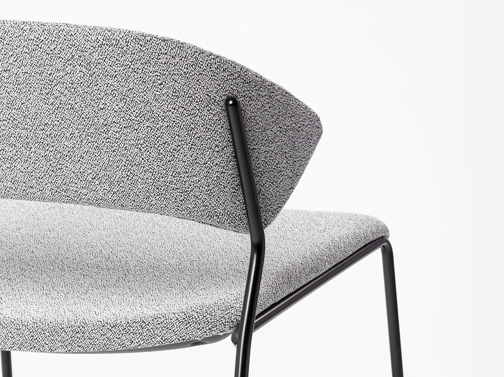 TAXI_L Stackable fabric armchair By Venedia | design Venedia Studio
