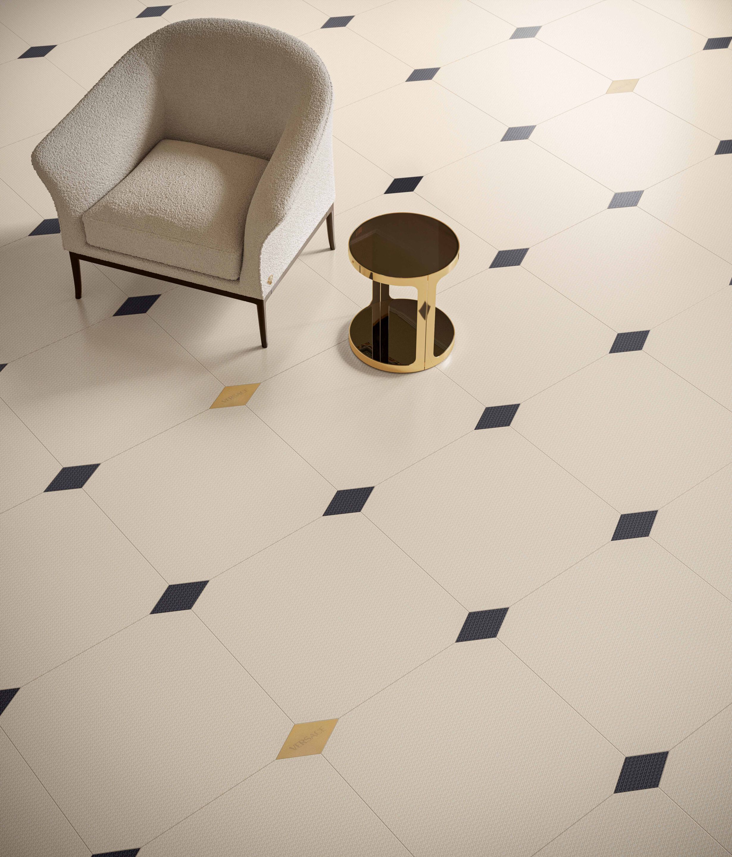 LA GRECA SIGNATURE CREAM Flooring By Versace Ceramics
