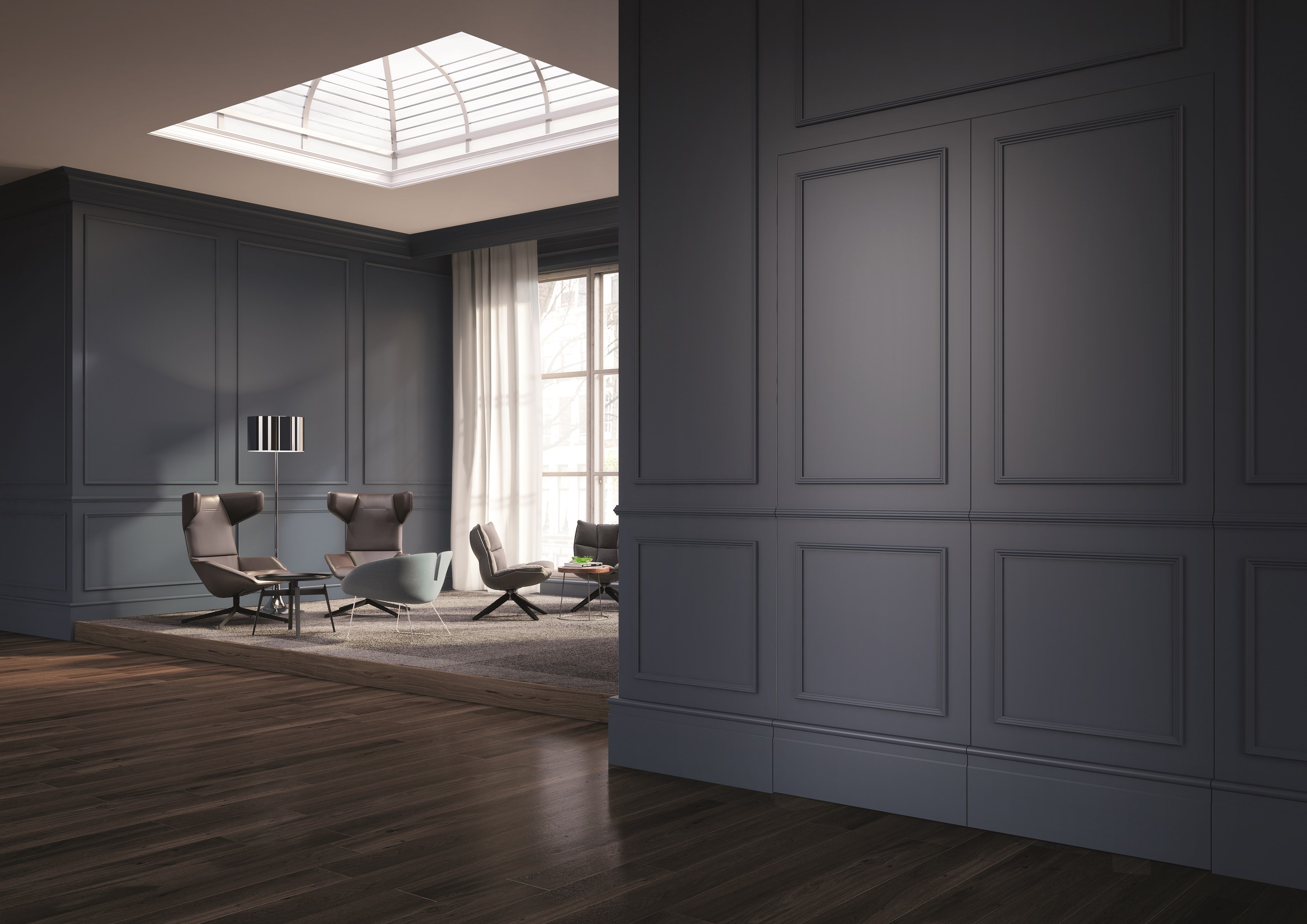 Vertical Pivot door pivot door By Linvisibile