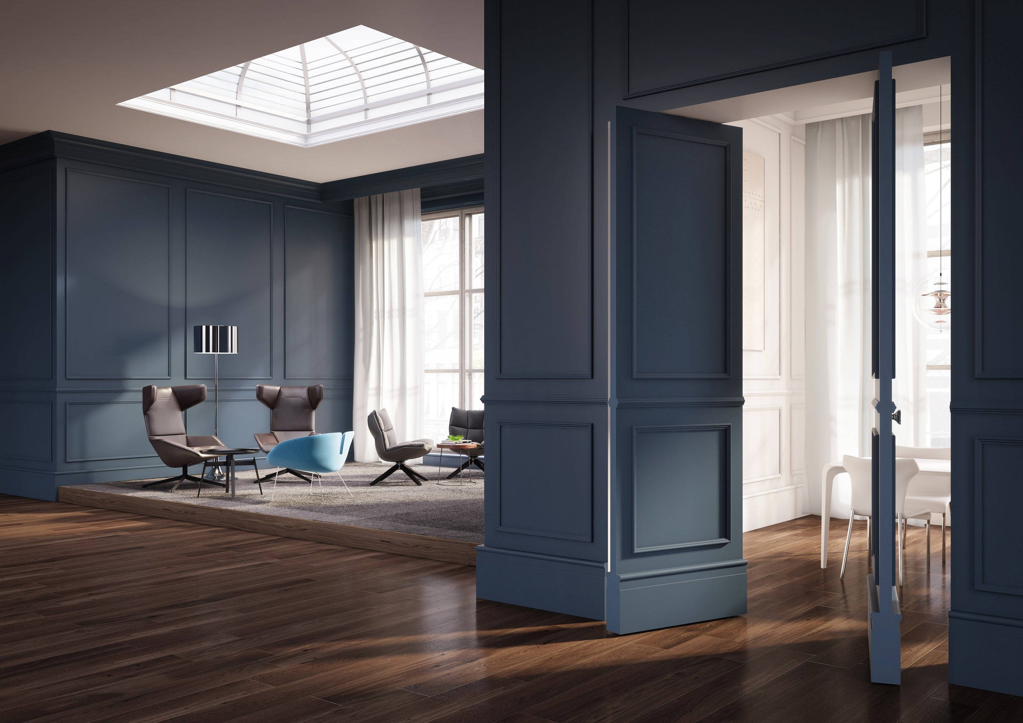 Vertical Pivot door pivot door By Linvisibile