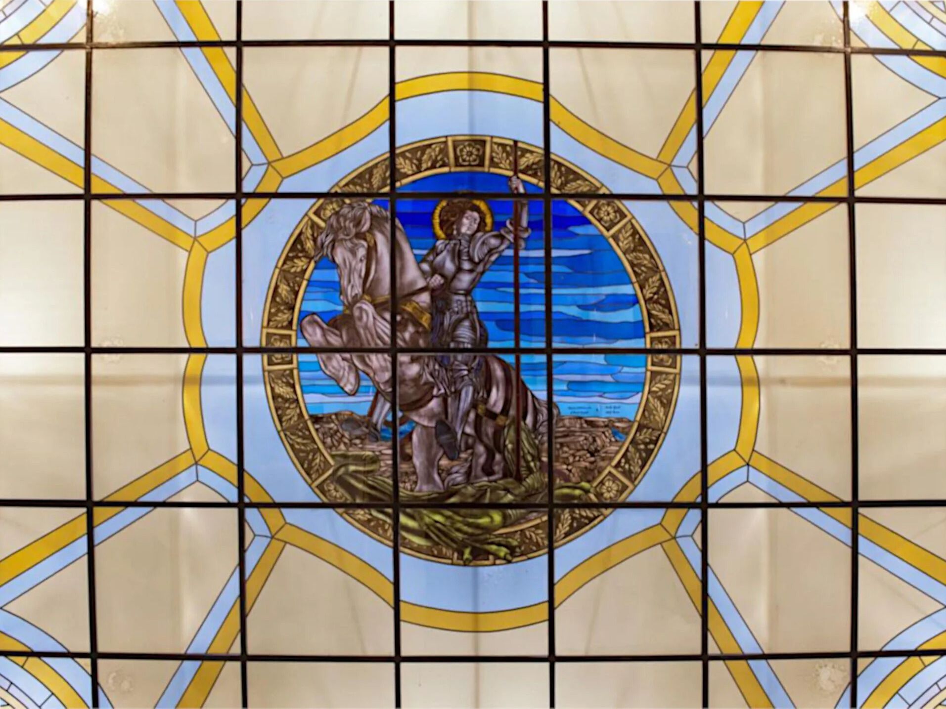 CEILING STAINED GLASS Vitrage By Vetrarte