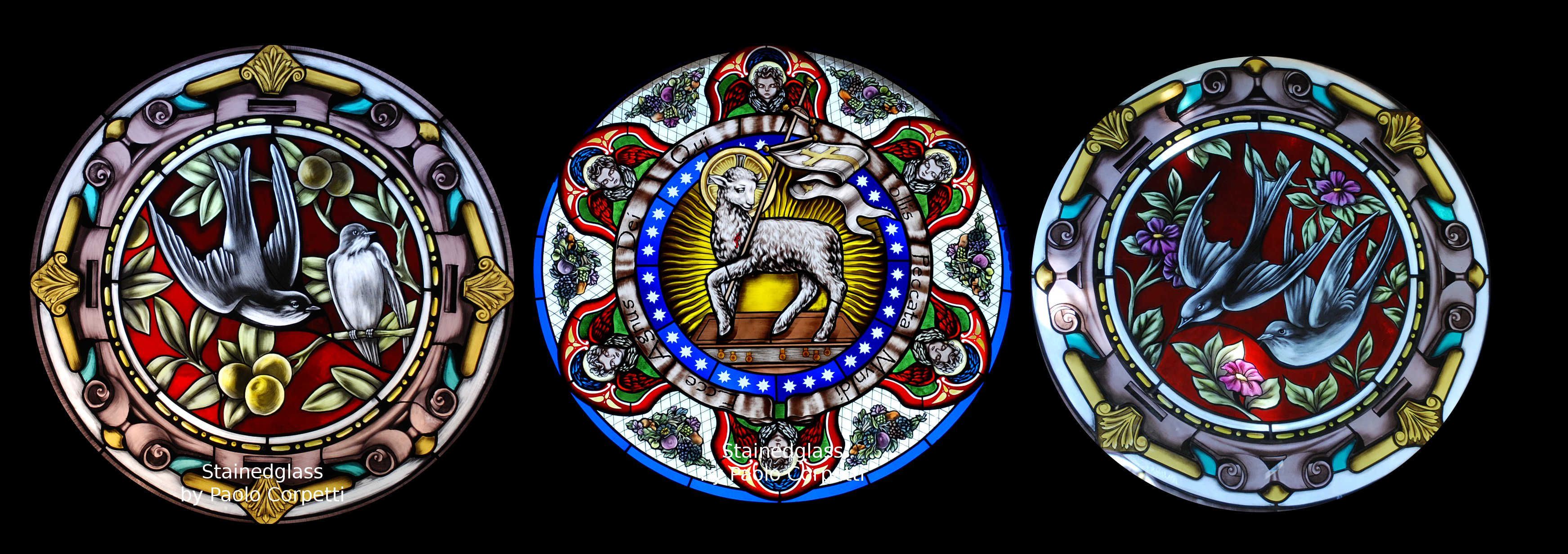 PAINTED STAINED GLASS Painted stained glass By Vetrarte