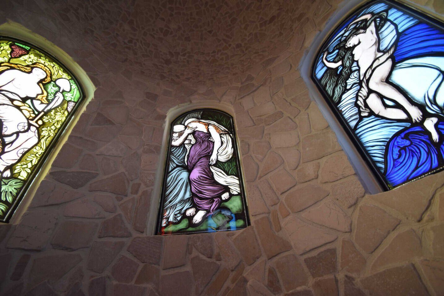 PAINTED STAINED GLASS Painted stained glass By Vetrarte