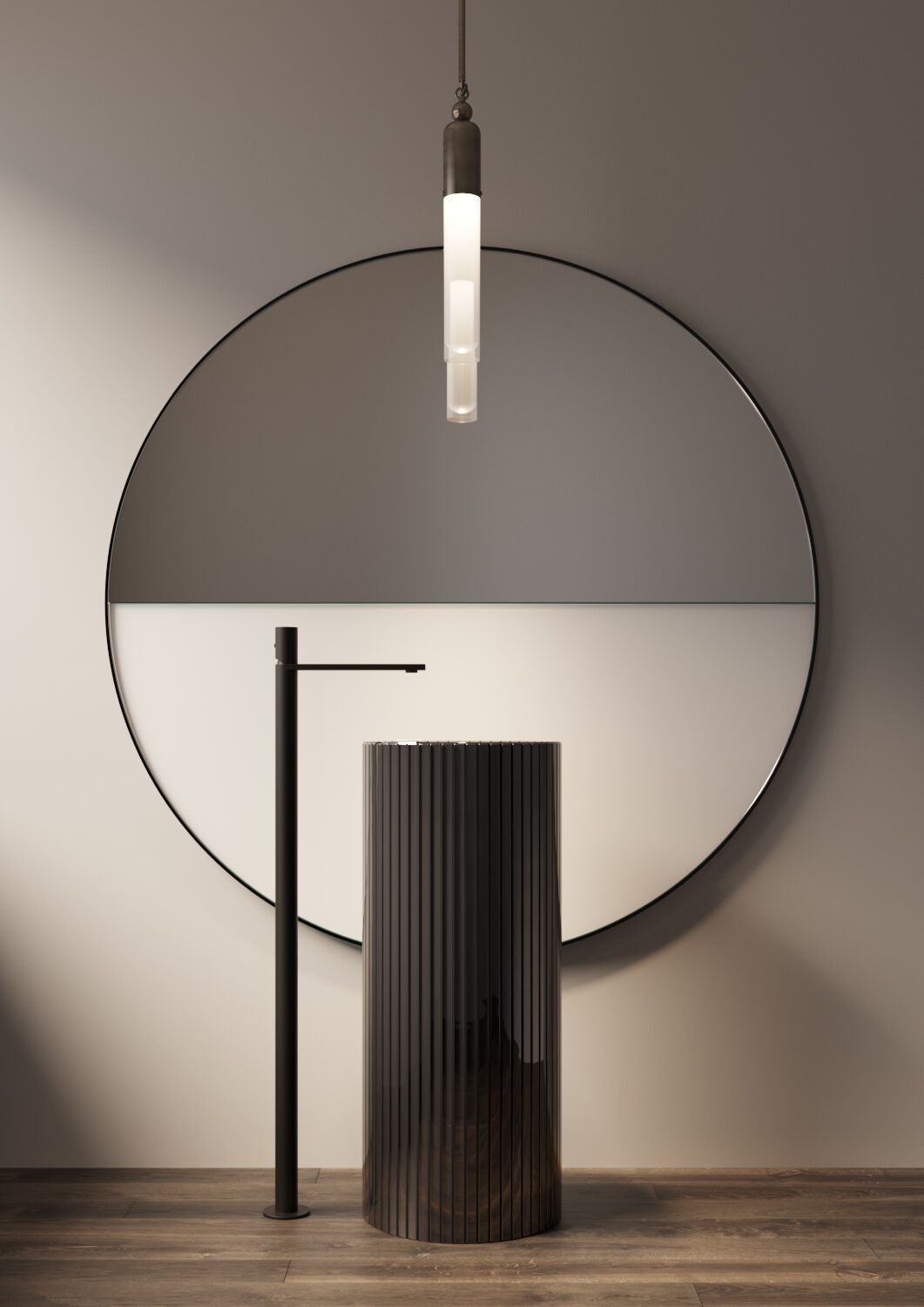 FIFTIES Indoor glass wall/floor tiles By Vetrocolor