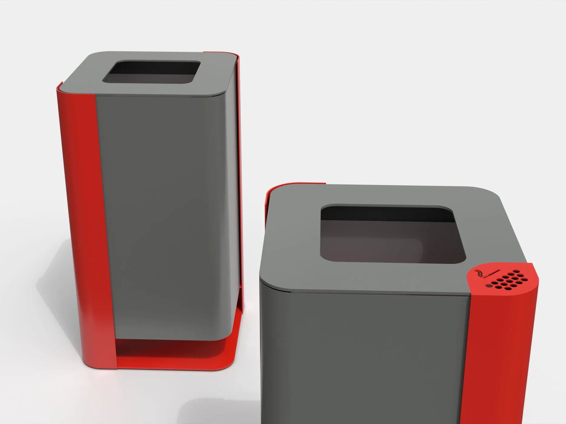 BRIDGE Litter bin By Viscio Urban Design