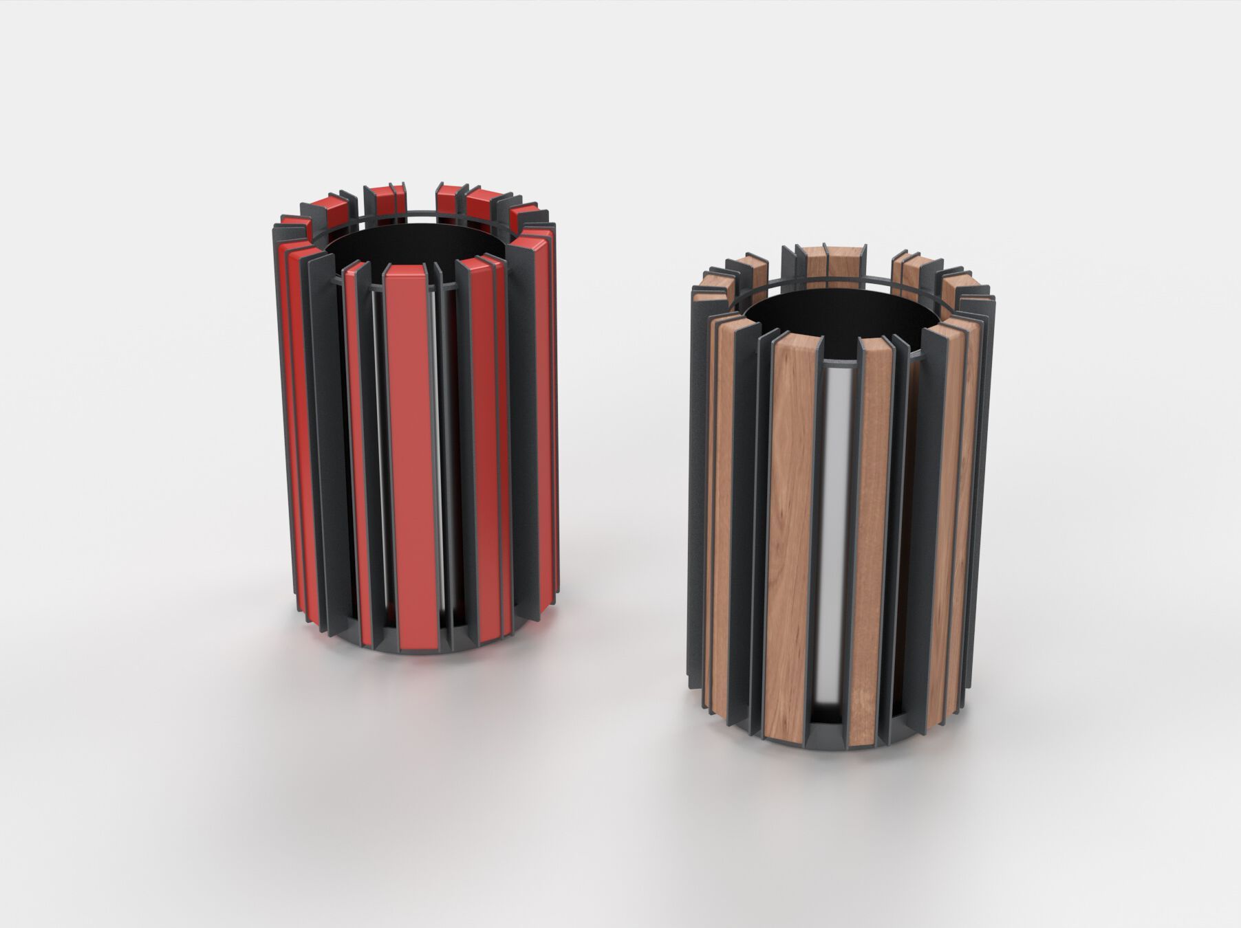 LOUIS Litter bin By Viscio Urban Design