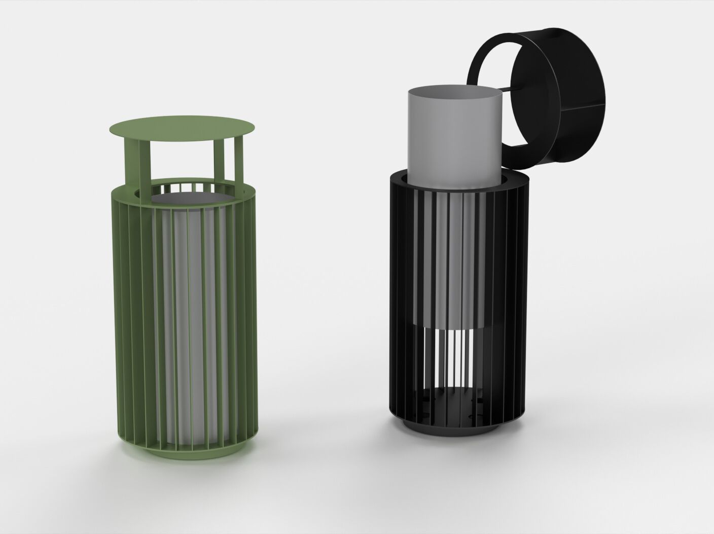 TOWER Litter bin By Viscio Urban Design