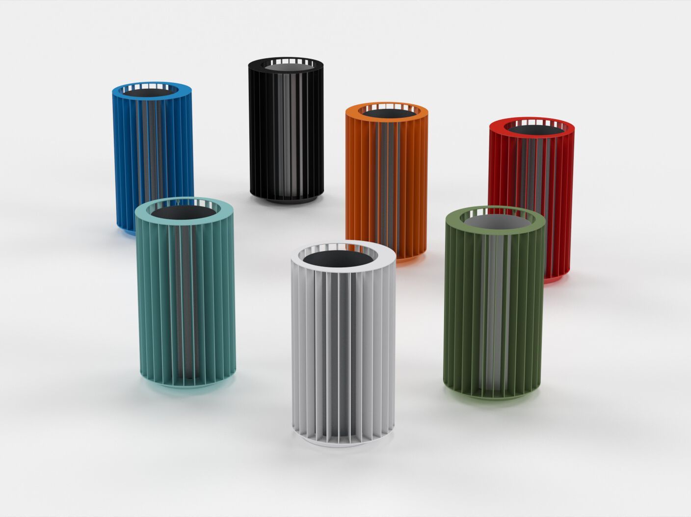 TOWER Litter bin By Viscio Urban Design