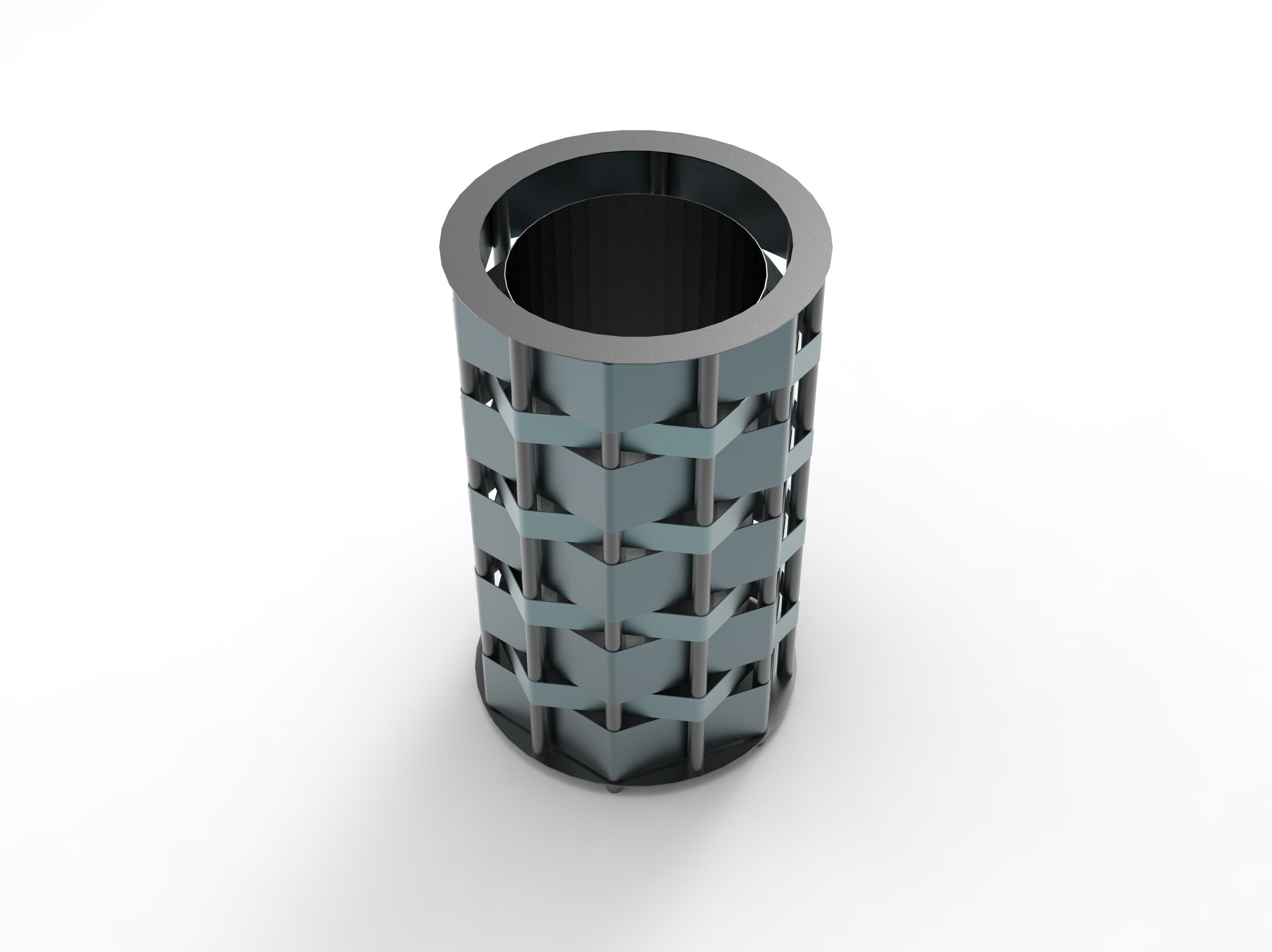 VIMINI Litter bin By Viscio Urban Design