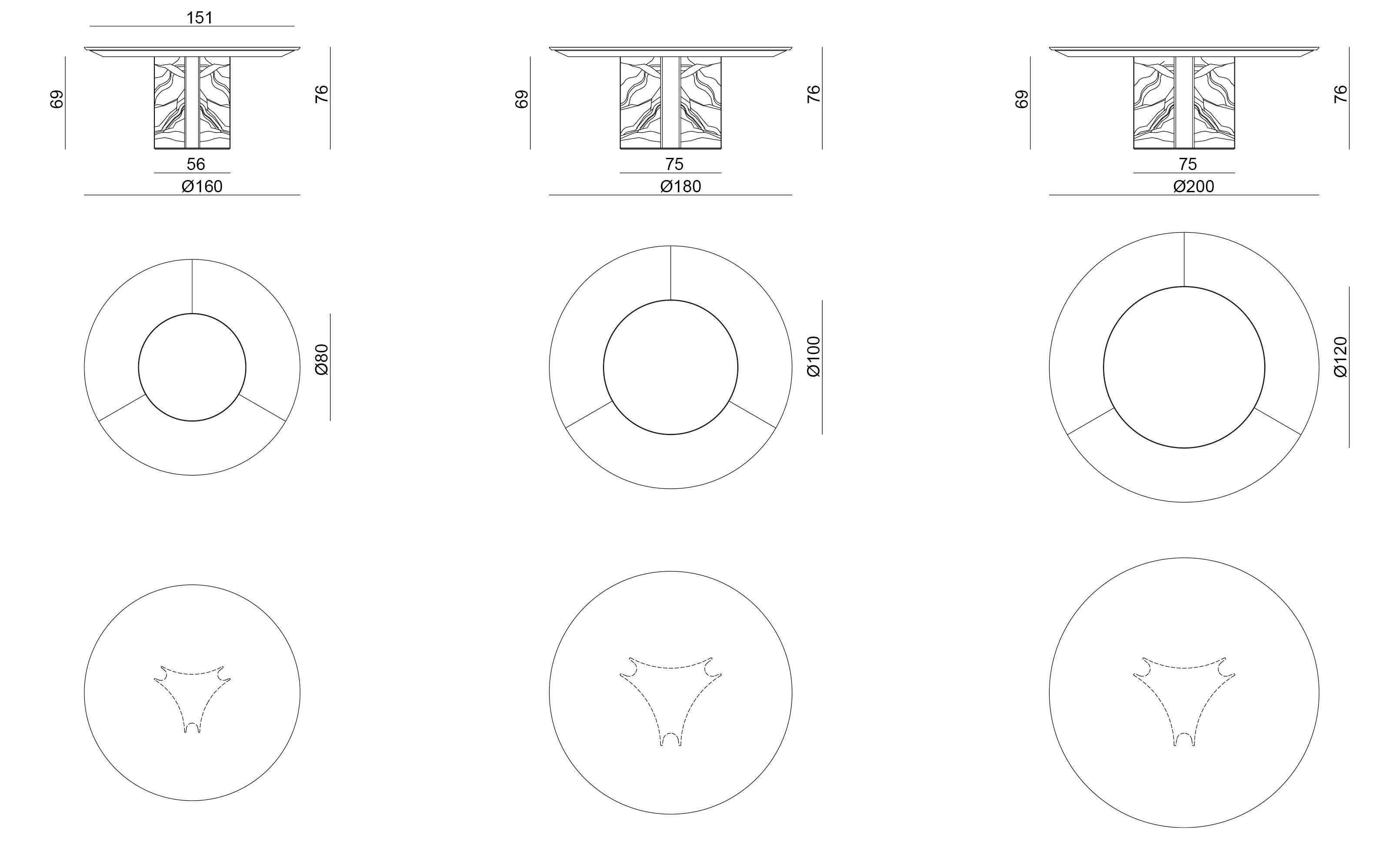 KERWAN ROUND Table By Visionnaire