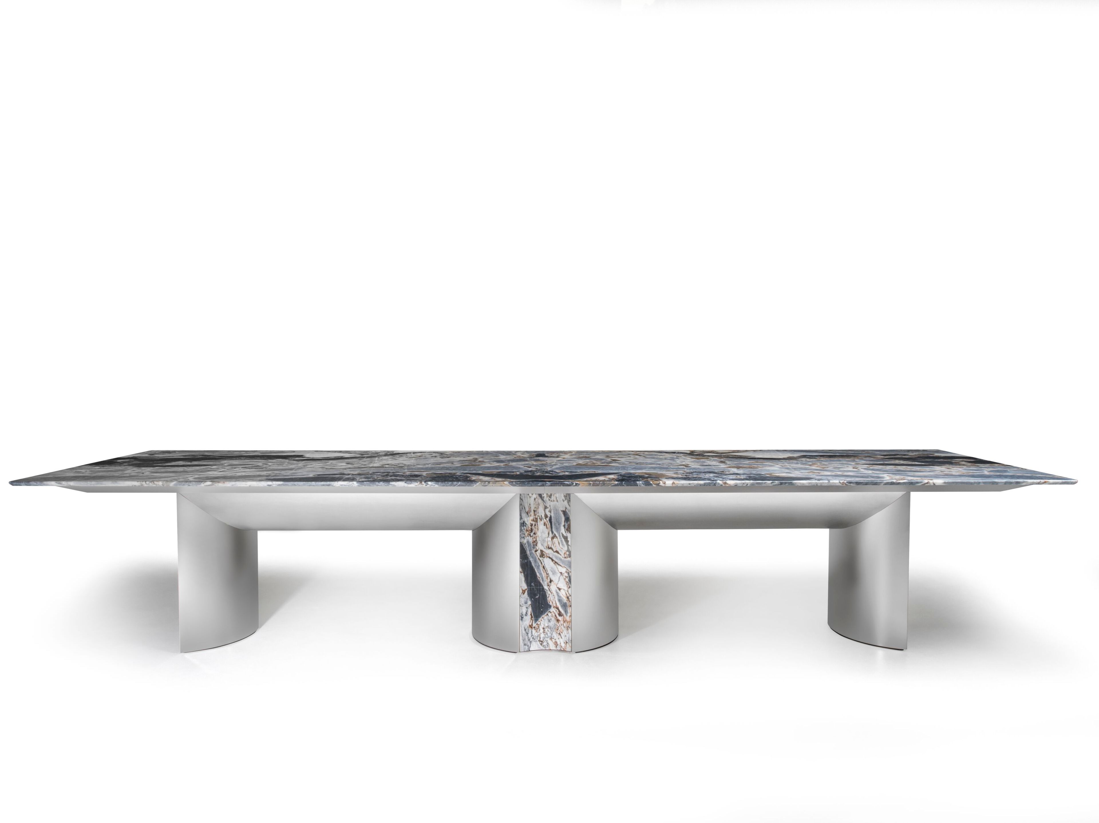 KERWAN Rectangular marble table By Visionnaire | design Alessandro La Spada