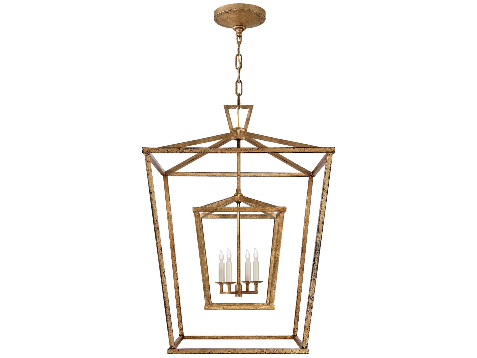 DARLANA LARGE DOUBLE CAGE LANTERN Pendant lamp By Visual Comfort Europe