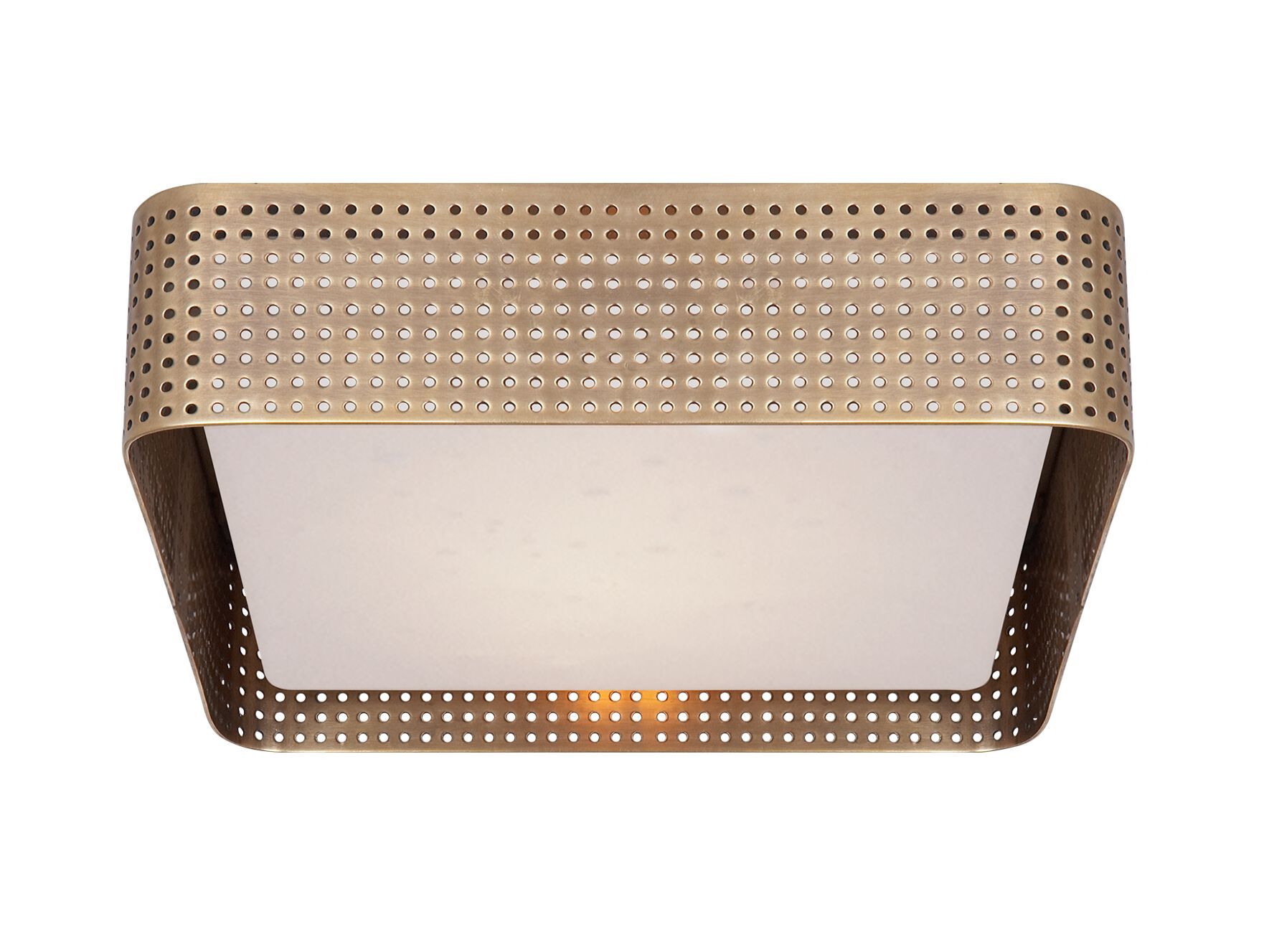 PRECISION LARGE SQUARE FLUSH MOUNT Ceiling lamp By Visual Comfort Europe