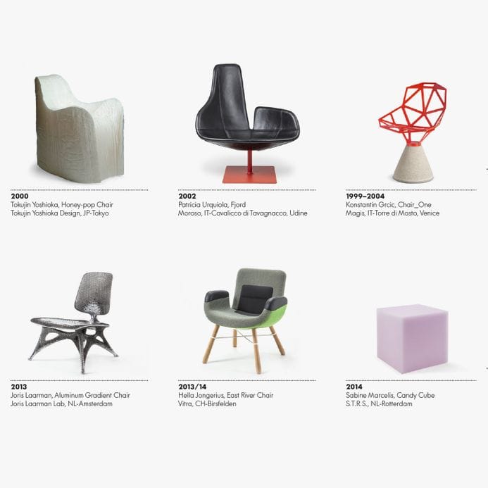 CHAIR COLLECTION POSTER Print on paper By Vitra