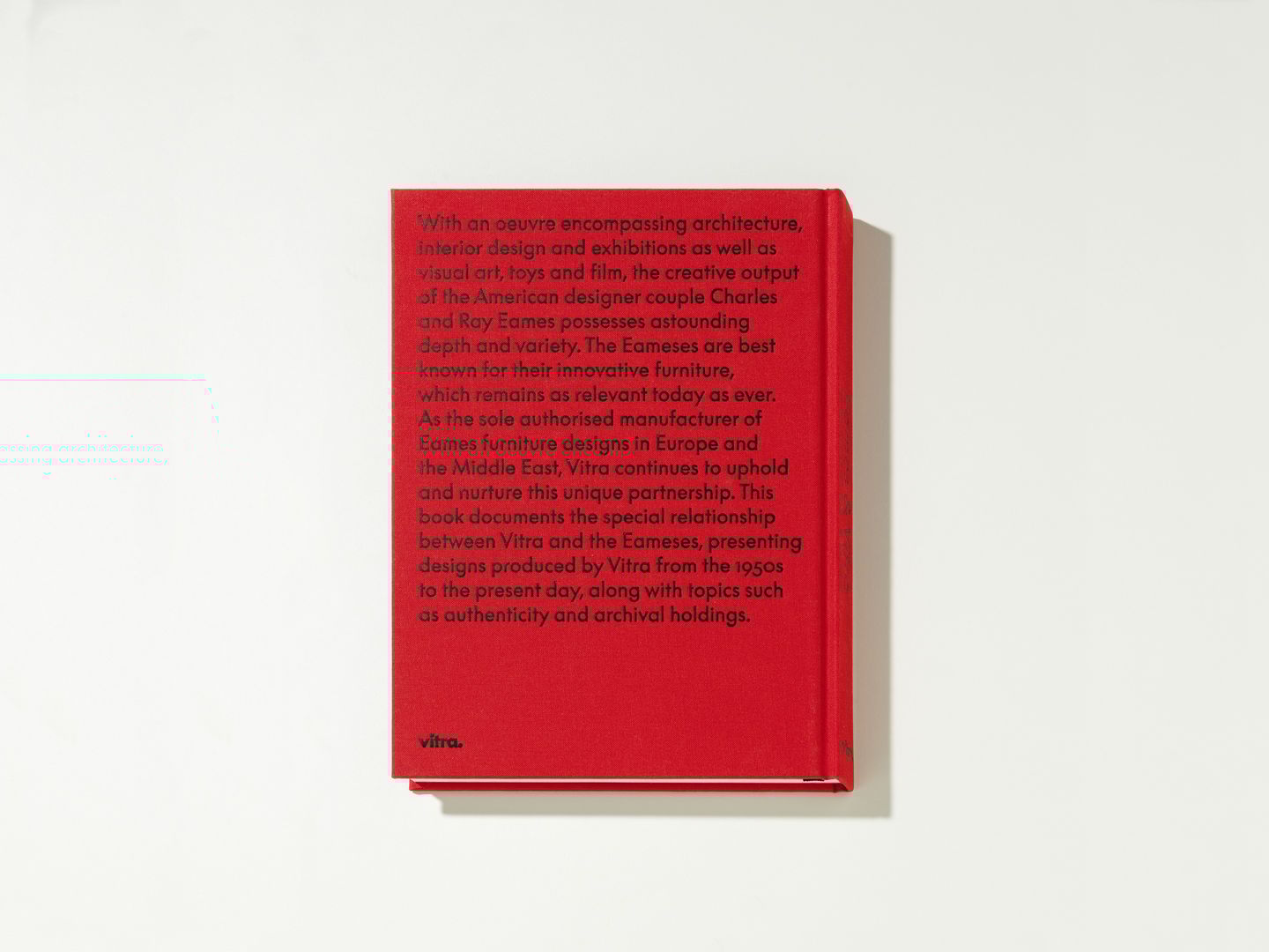 EAMES & VITRA Book By Vitra