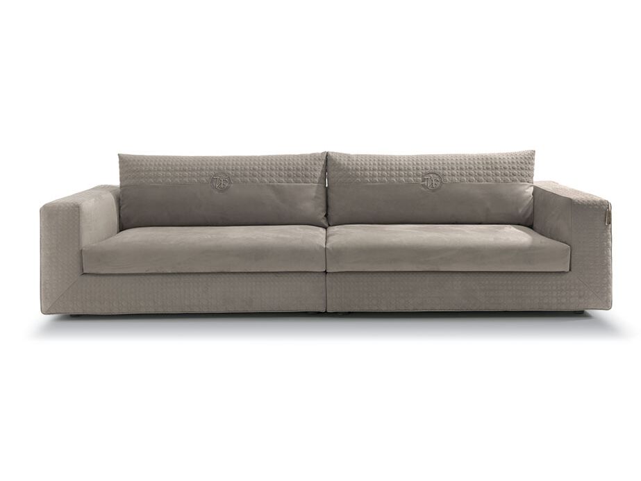 APPIANI Modular fabric sofa By Vittoria Frigerio