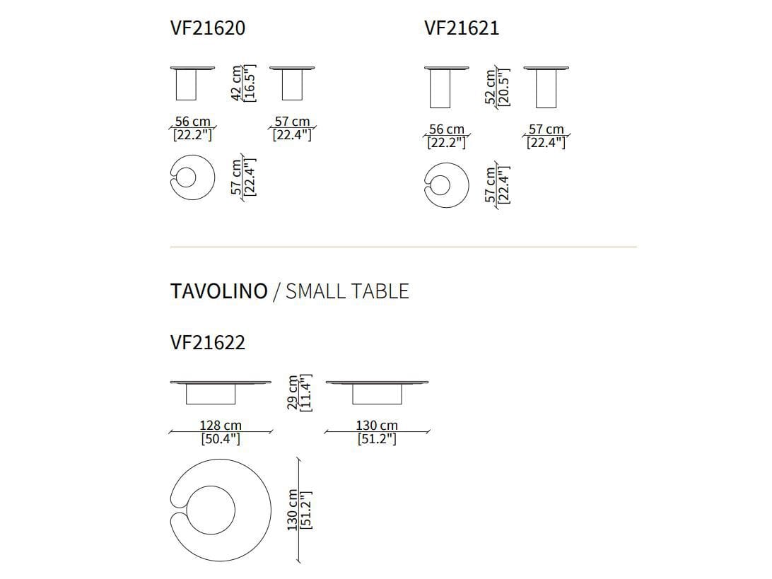 LENI Coffee table By Vittoria Frigerio