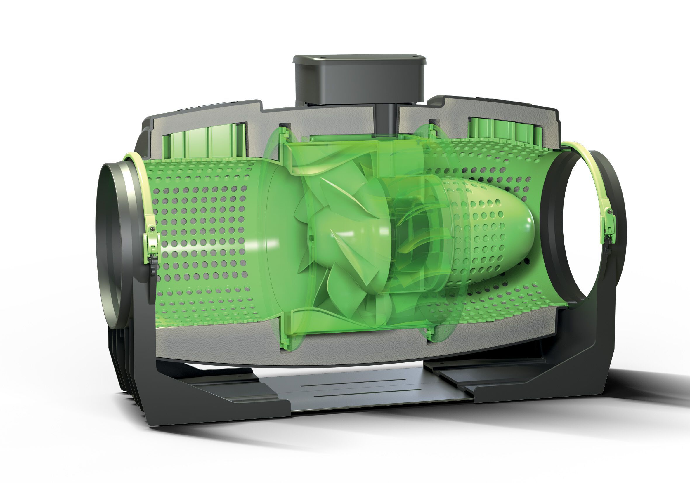 Aspiratore per uso industriale centrifugo da condotto LINEO QUIET 200 ...