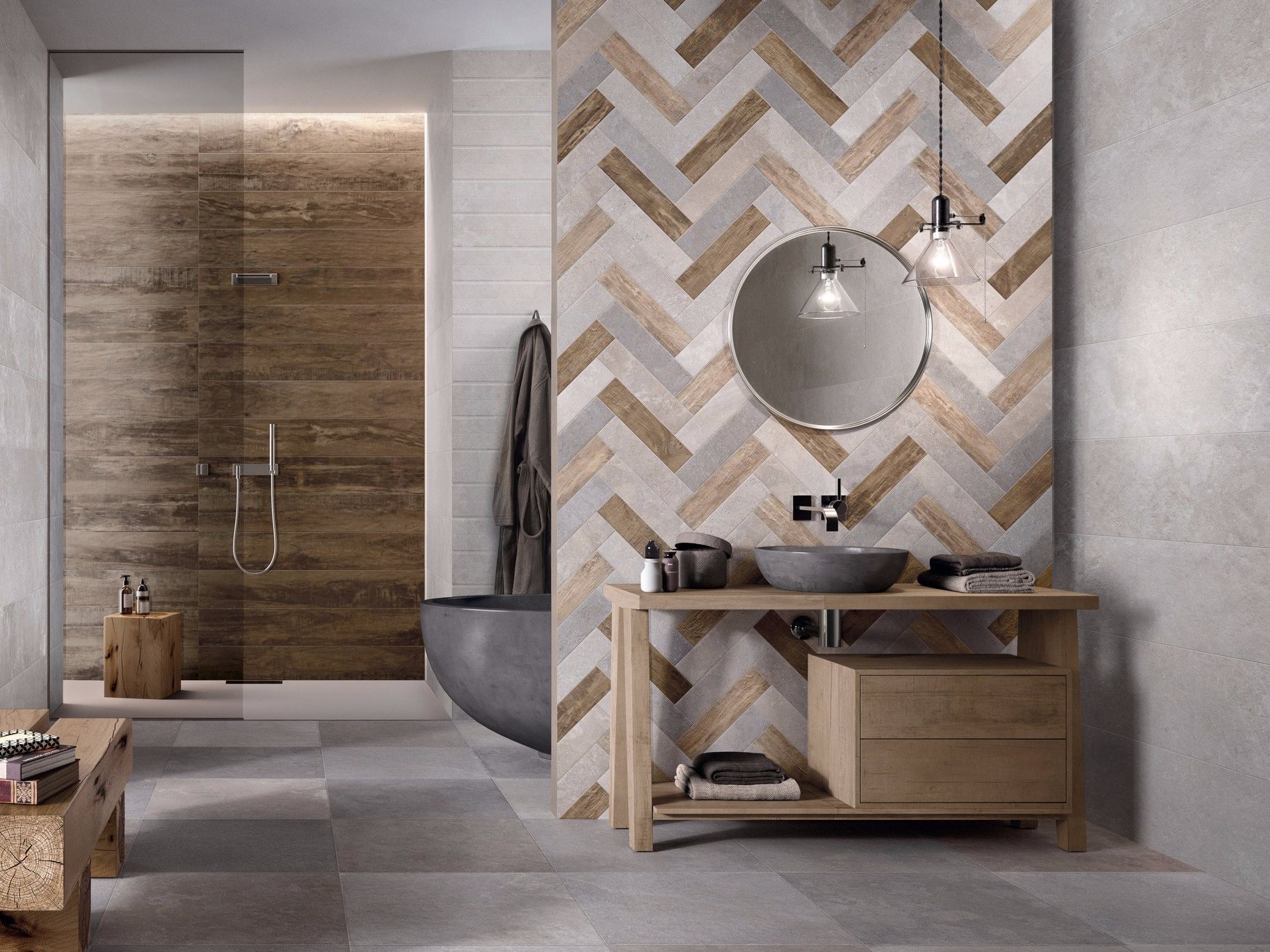 Rivestimento in Wall&Porcelain™ W_ALL By Flaviker