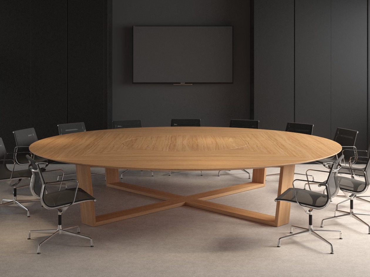 W | Round meeting table By BK Contract design Gabriel Teixidó