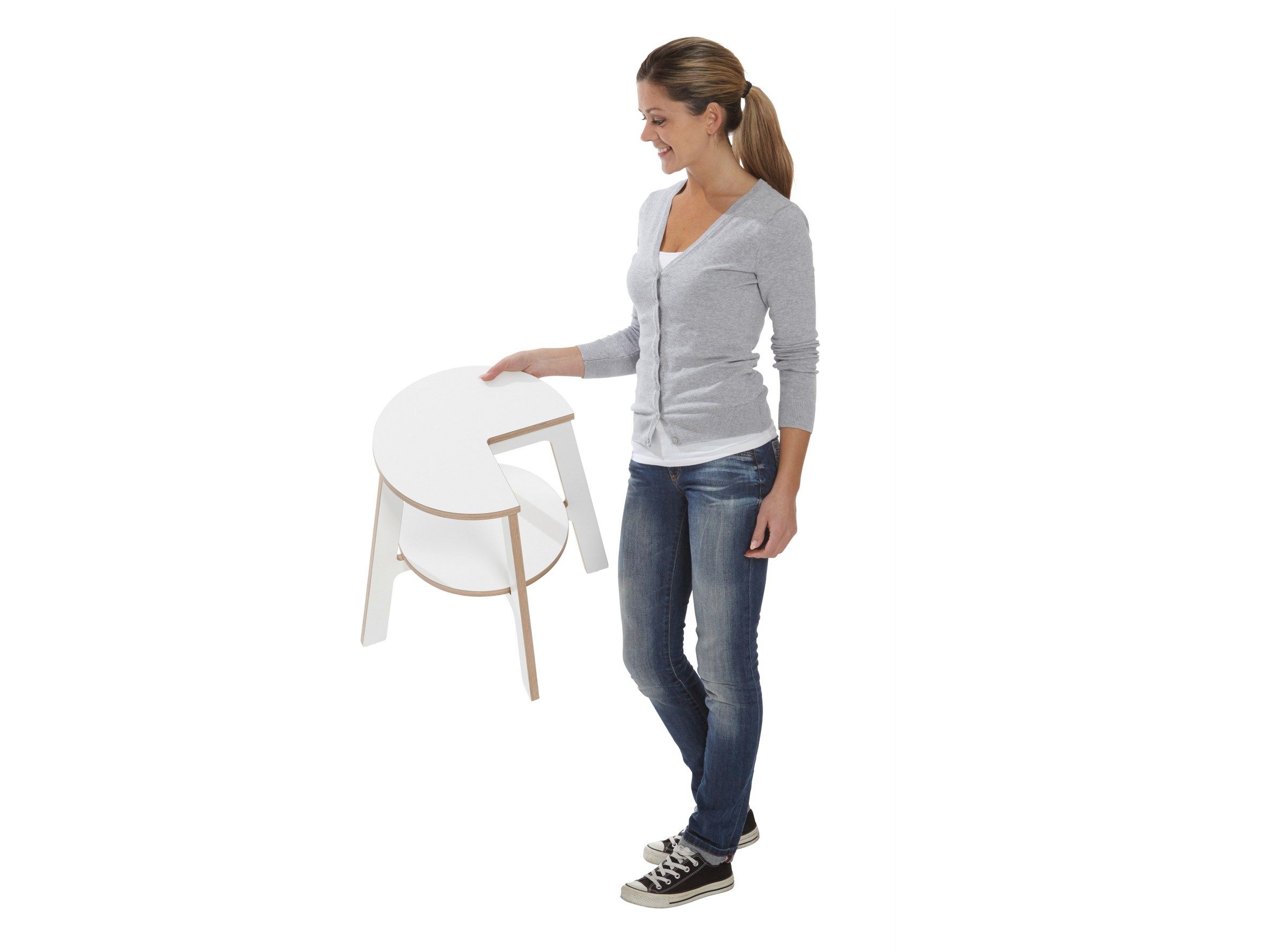 Low stool WALKER By Müller Möbelwerkstätten design Sascha Sartory