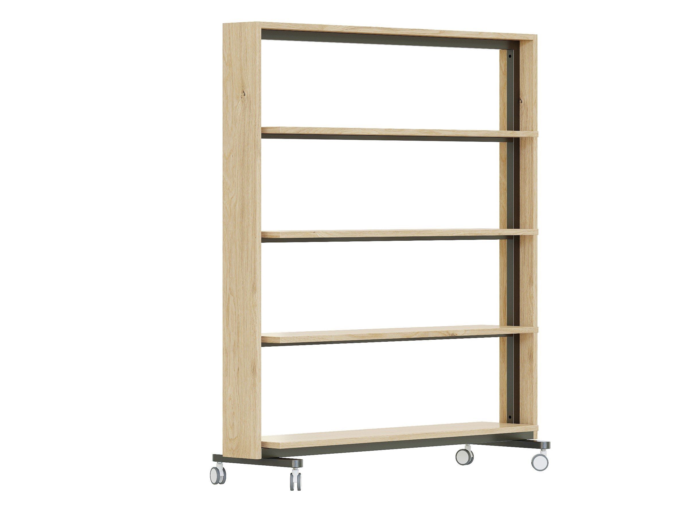 WALKER | Office shelving Open MDF office shelving with castors By grado ...