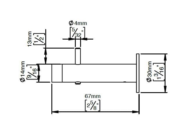 WALL DOOR STOP WITH PIN Tope de puerta By d line | design Knud Holscher