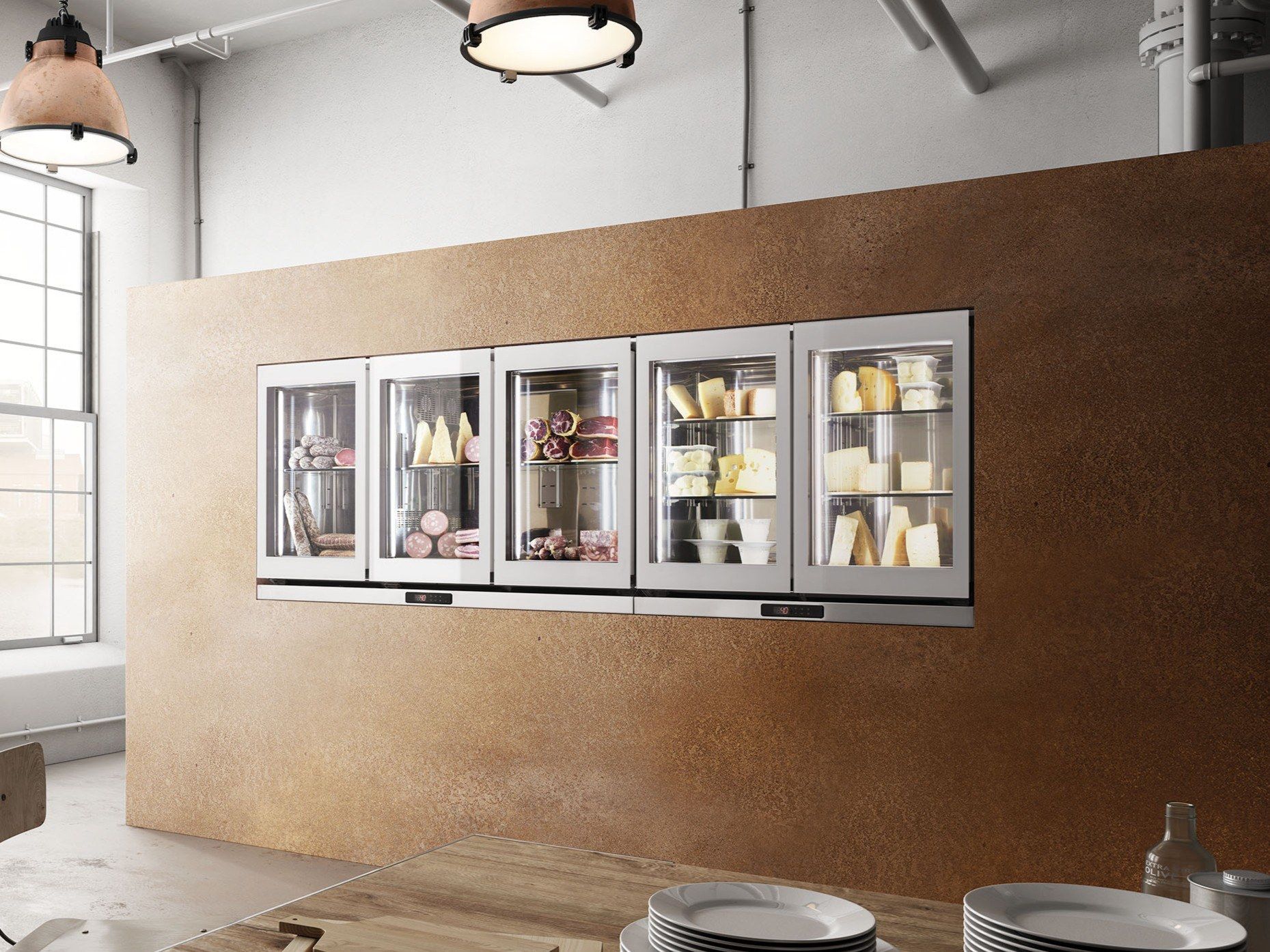 WALLBOX Wall-Mounted Refrigerated display cabinet By Frigomeccanica
