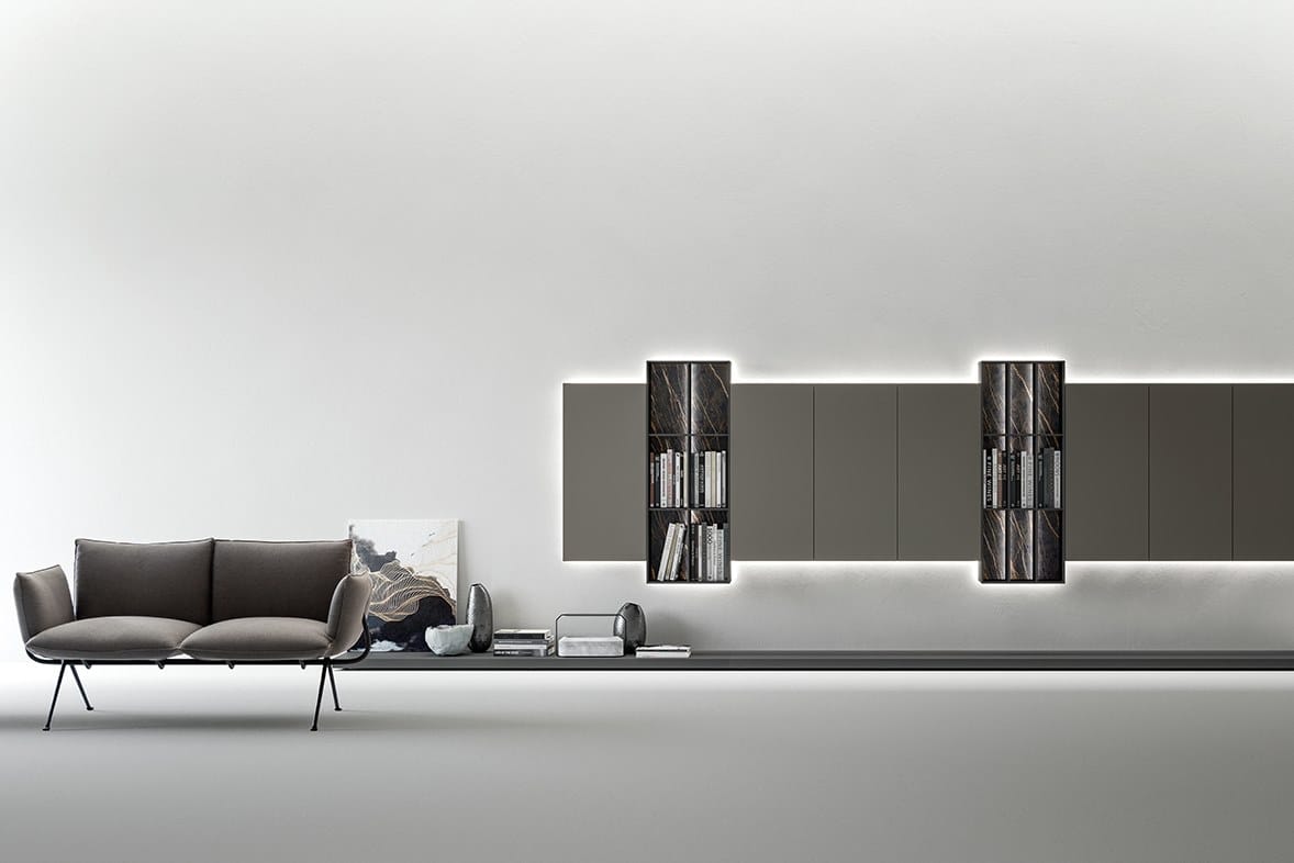 WALLOVER® COMPOSITION 5 Wall cabinet By Caccaro | design Monica Graffeo
