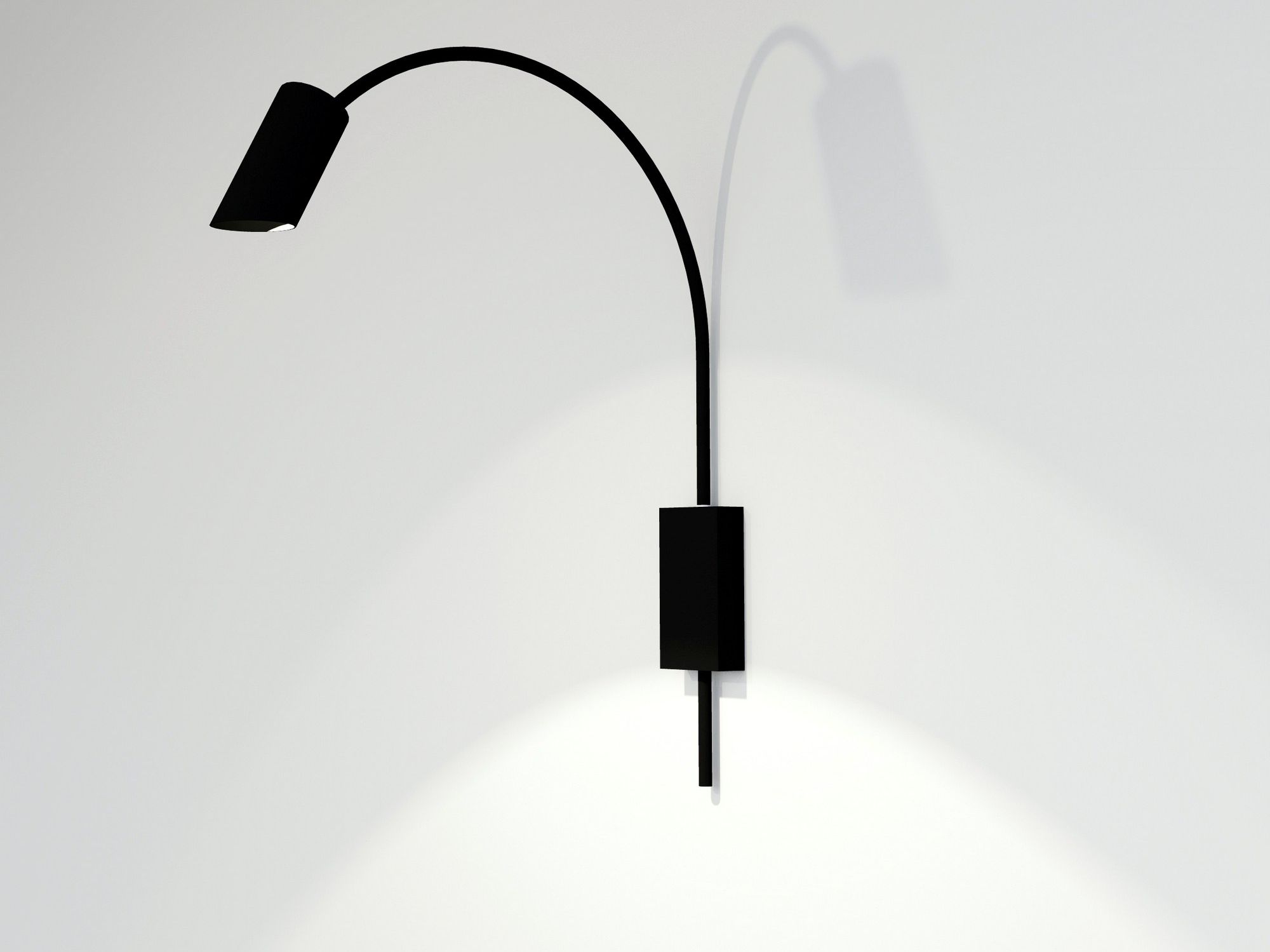 WALLSTER LED aluminium wall lamp By Dark | design Anthony Boelaert