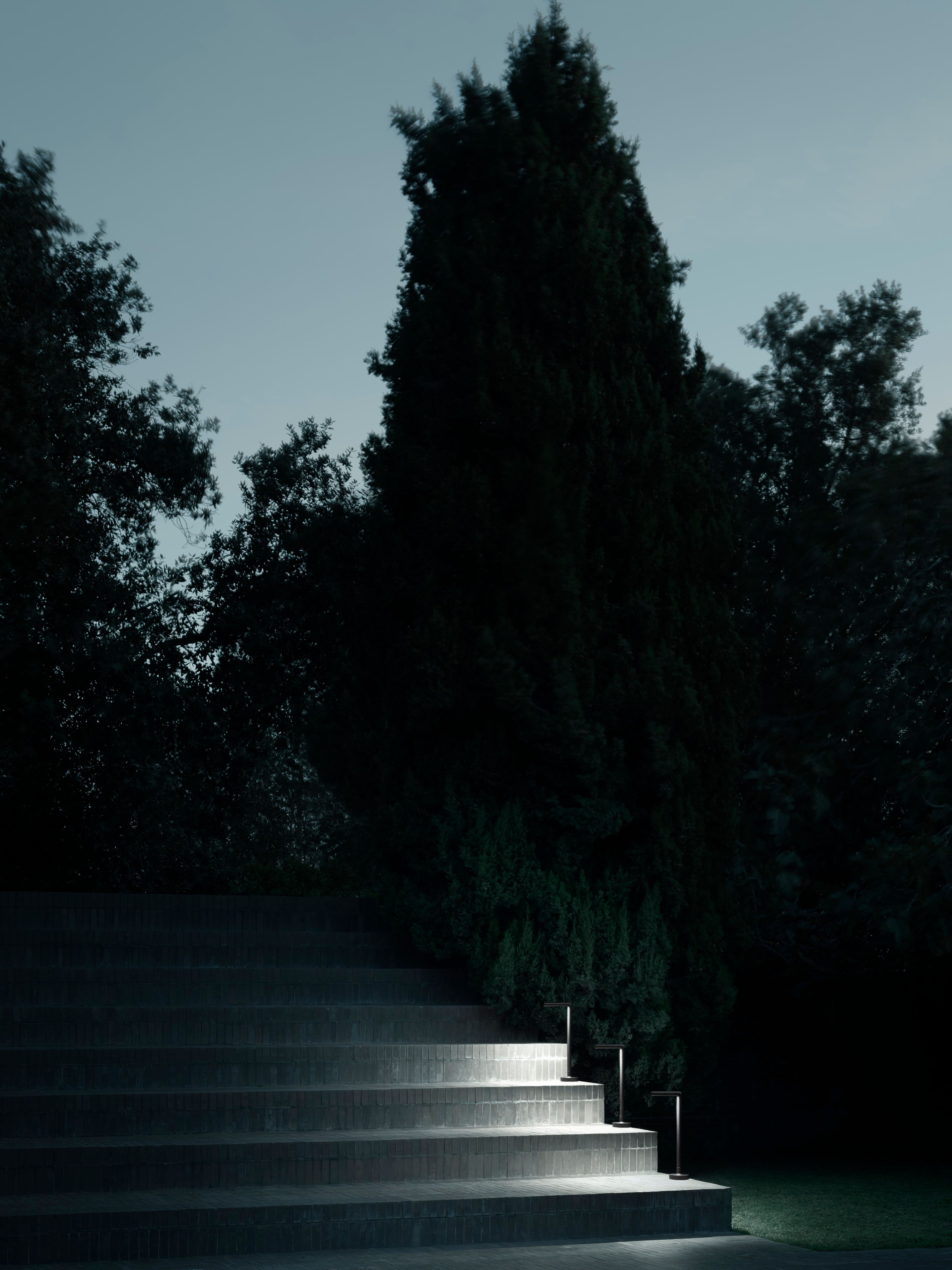 WALKSTICK PIPE LED powder coated aluminium bollard light By Flos ...