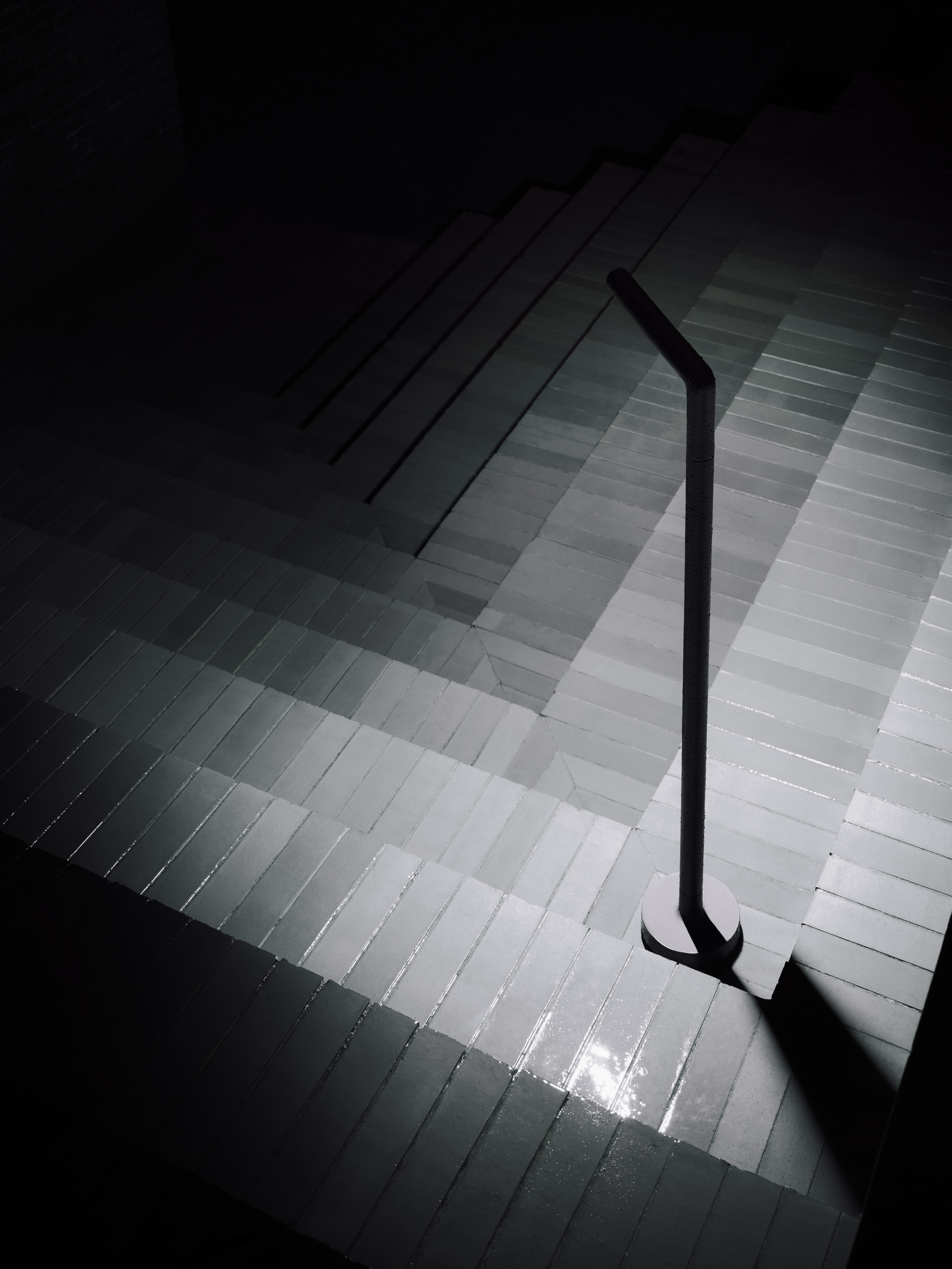 WALKSTICK PIPE LED powder coated aluminium bollard light By Flos ...